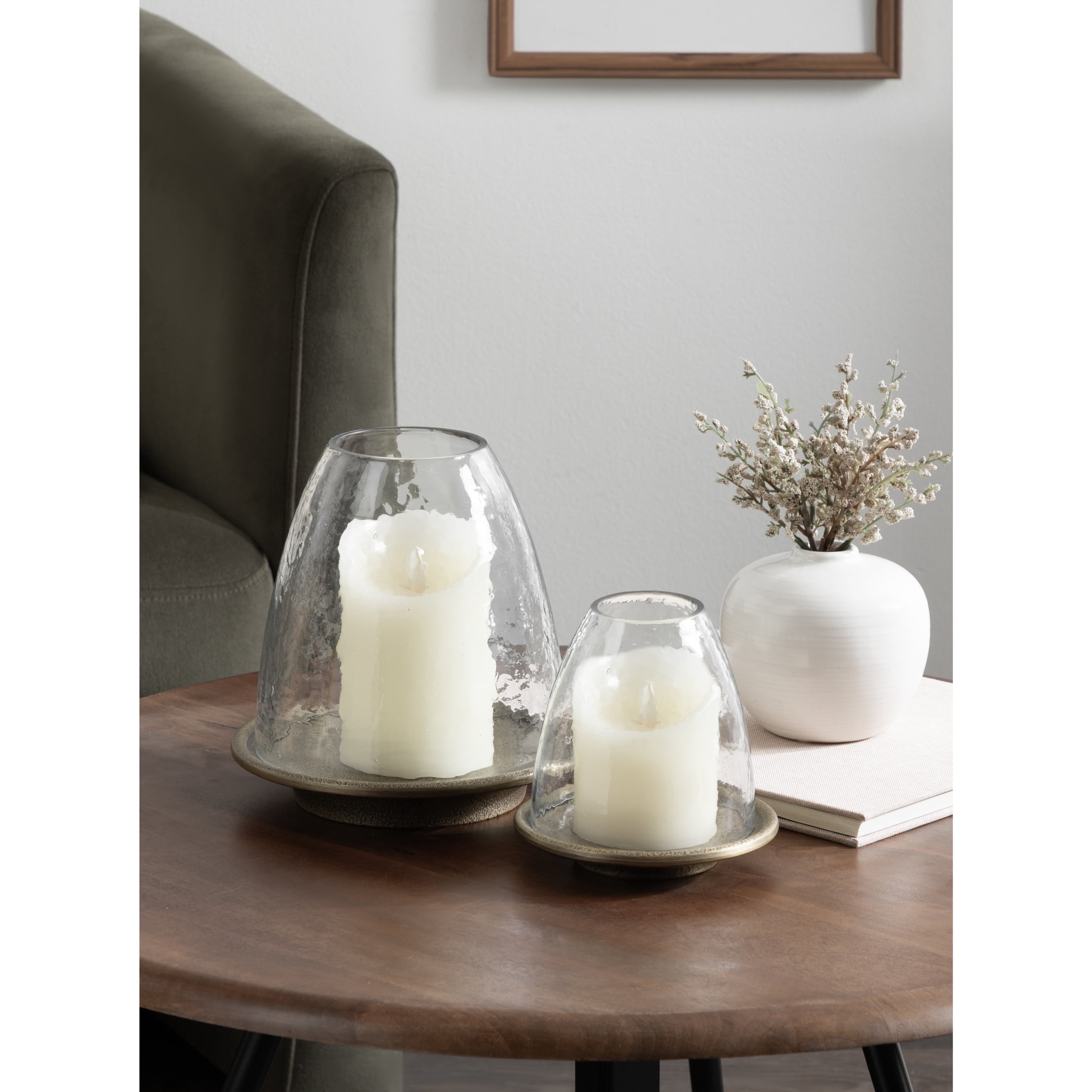 Kate and Laurel Campana Modern Two-Piece Candle Holder Set, Set of 2 ...