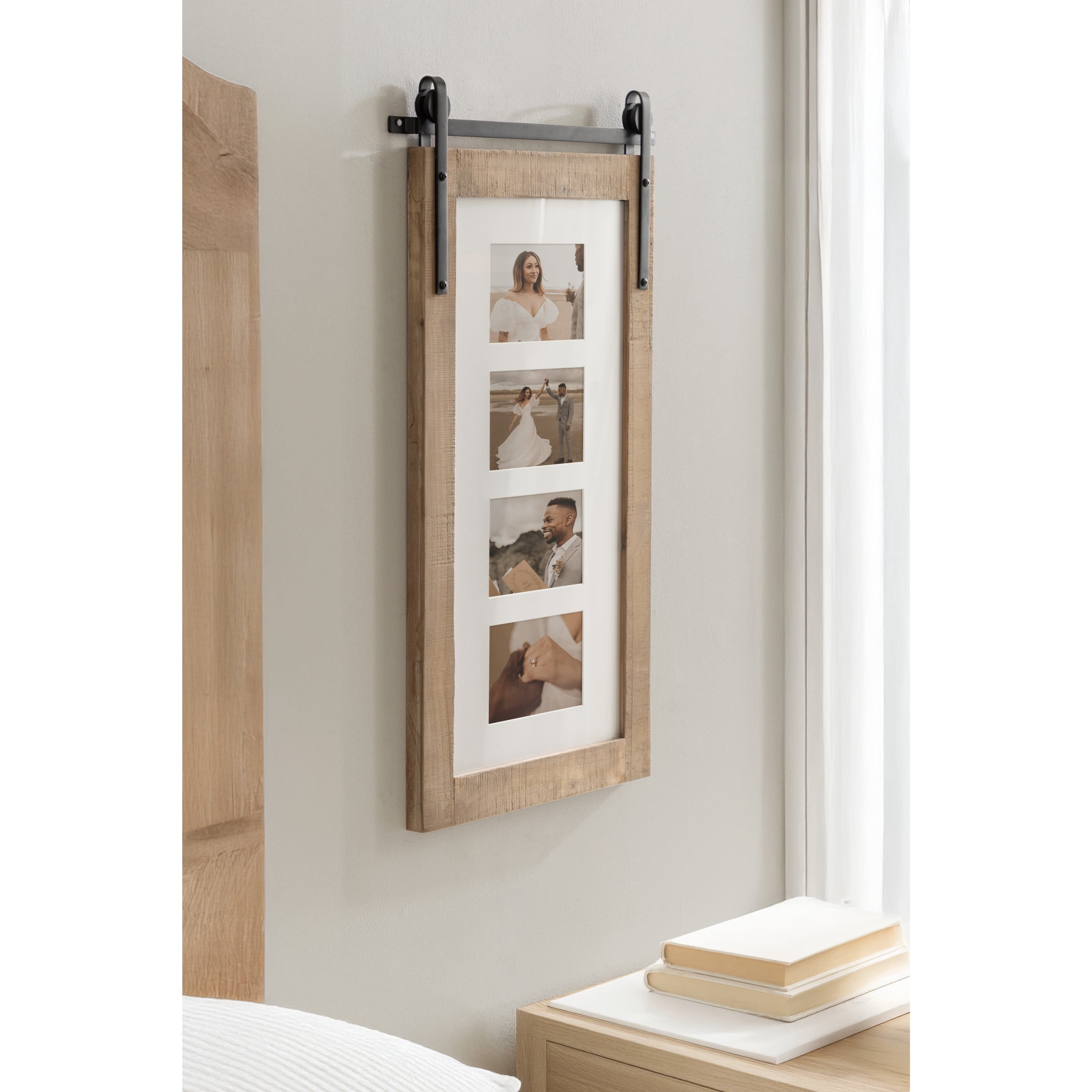 Kate and Laurel Cates Farmhouse Wooden Vertical Collage Picture Frame ...