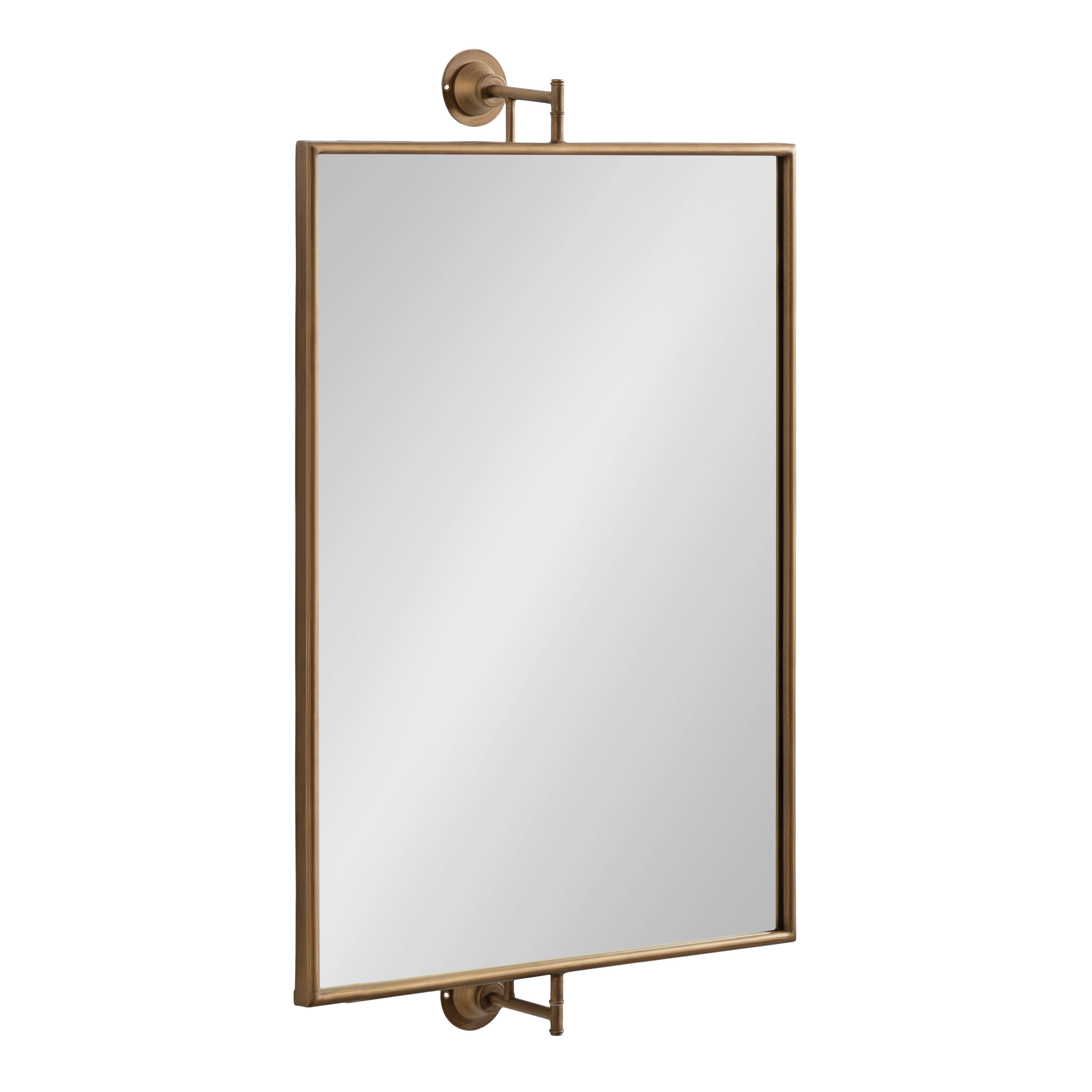 Kate and Laurel Darbridge Traditional Rectangle Pivot Mirror, 24 x 40 ...