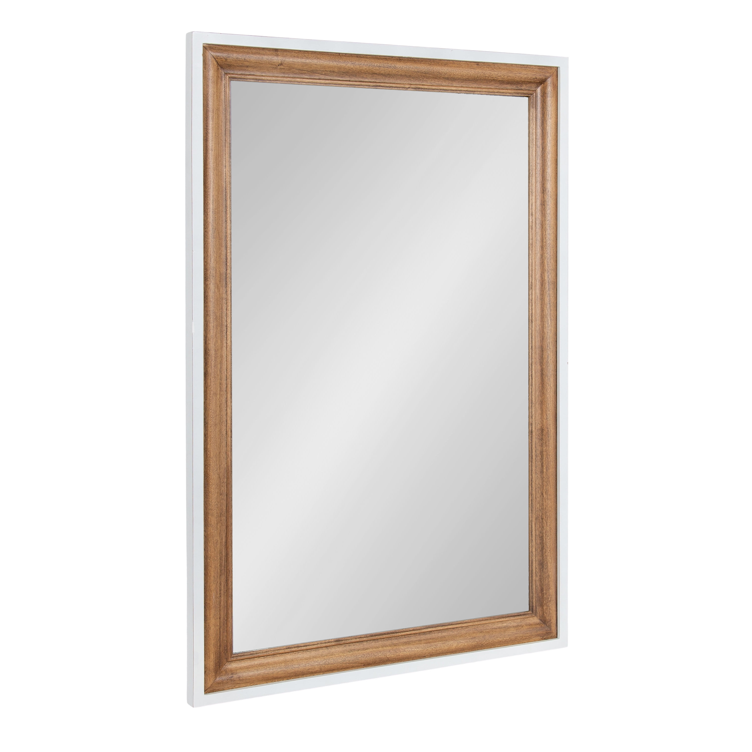 Kate and Laurel Ellison Transitional Two-Tone Rectangle Wall Mirror, 24 ...