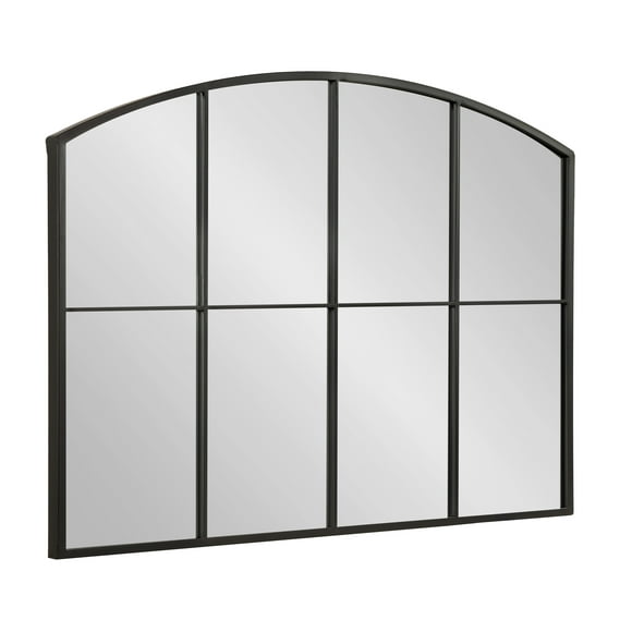 Window Pane Mirror Black