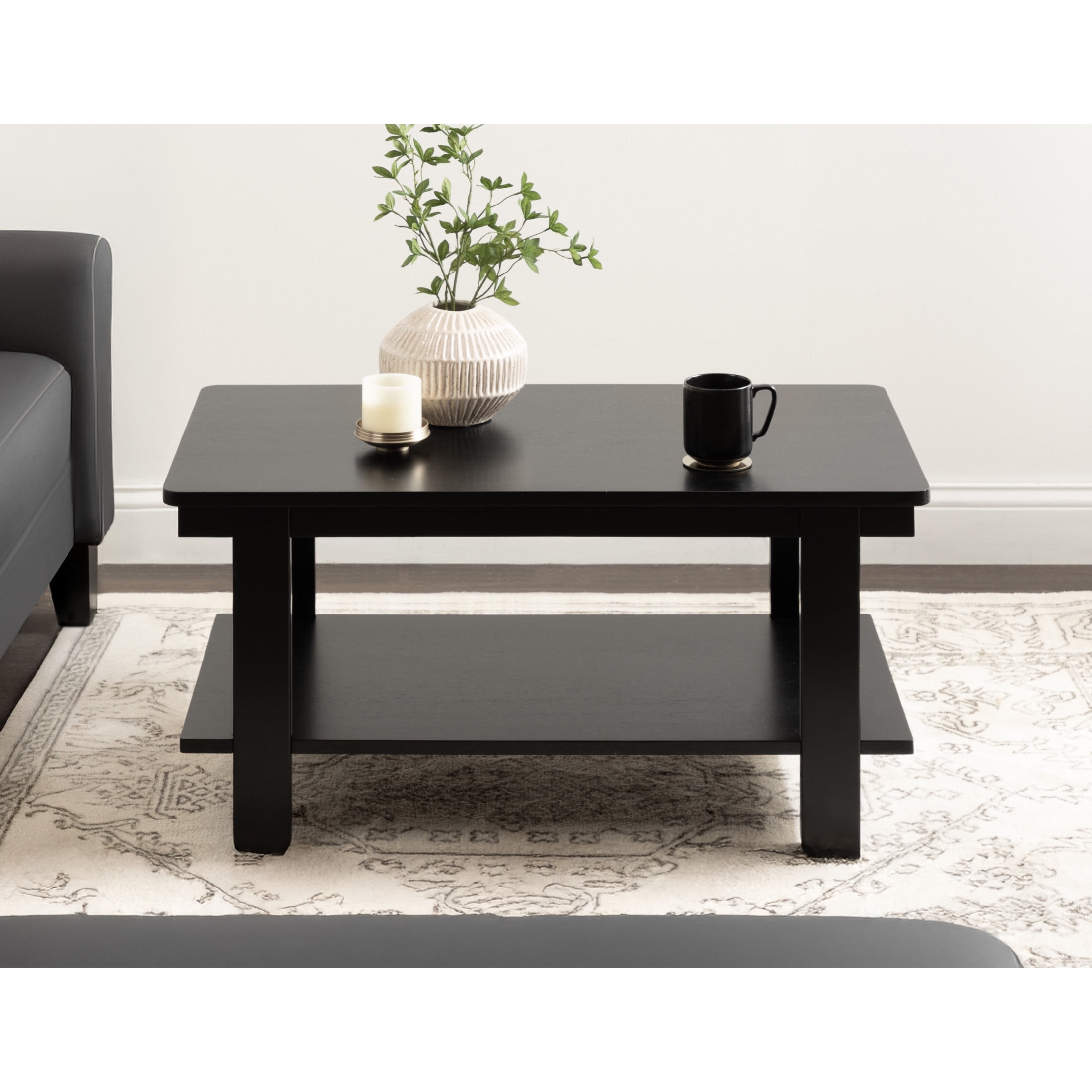 Kate and Laurel Foxford Modern Tiered Rectangle Coffee Table, 36 x 20 x ...