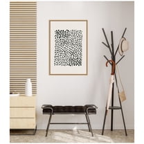 Kate and Laurel Framed Canvas Wall Art Print Neutral Abstract Landscape ...
