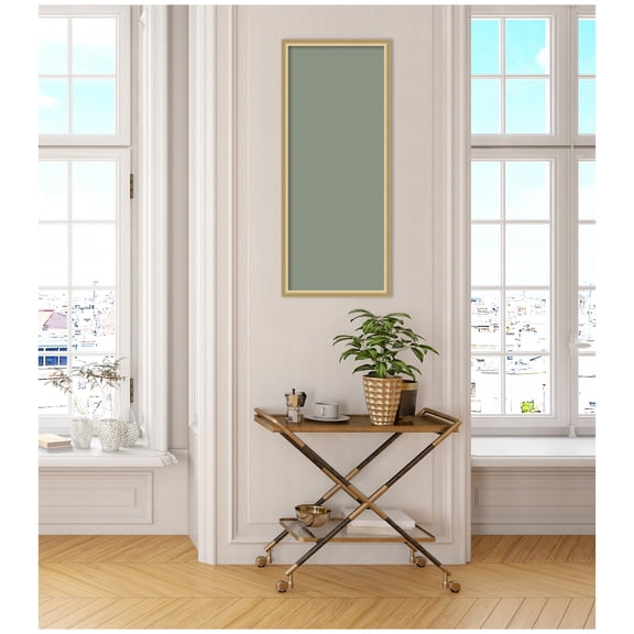 Kate and Laurel Framed Fabric Pinboard 26 x 20, Neutral Weave Printed ...