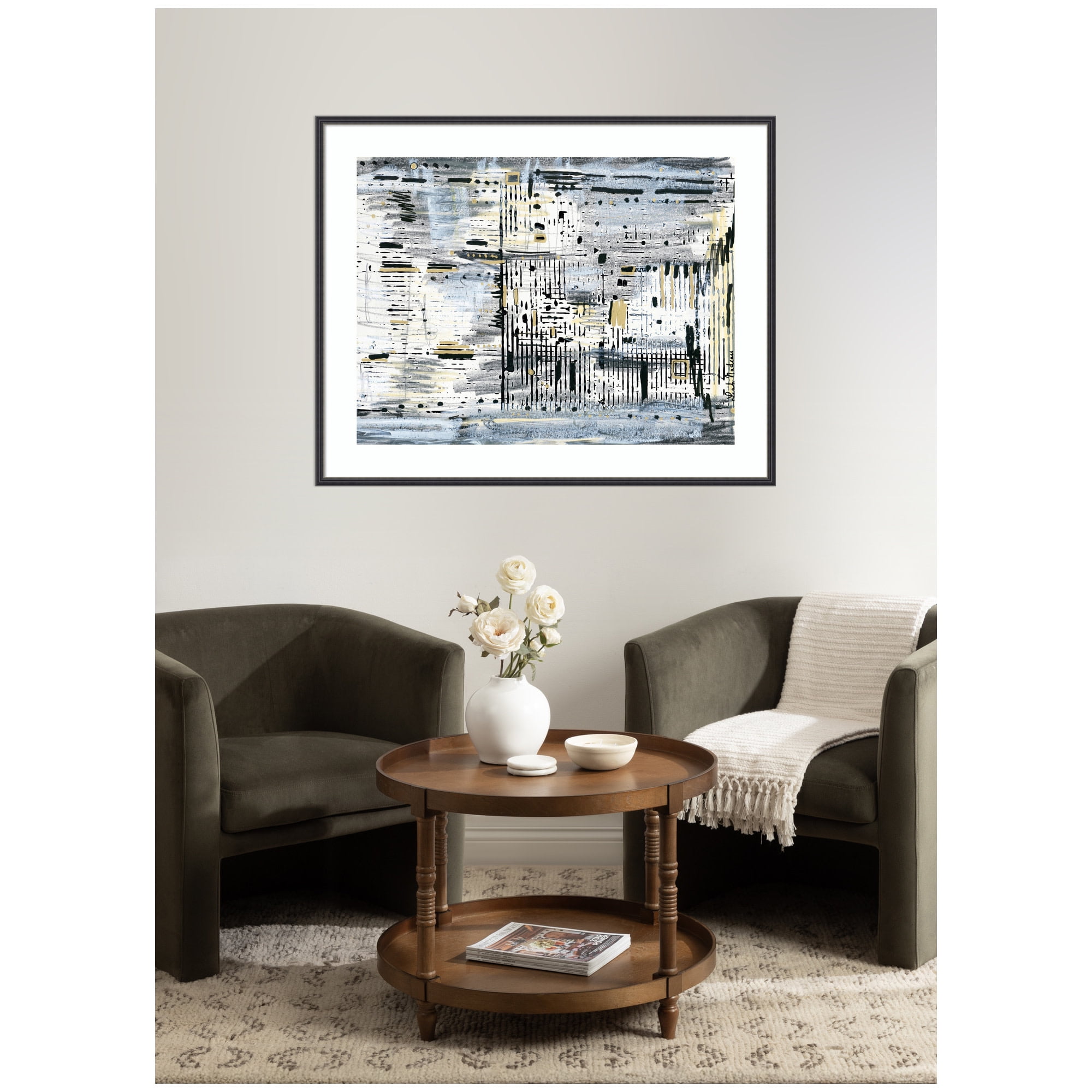 Kate and Laurel Framed Wall Art Print 'Brookyln Bridge Horizontal' by ...
