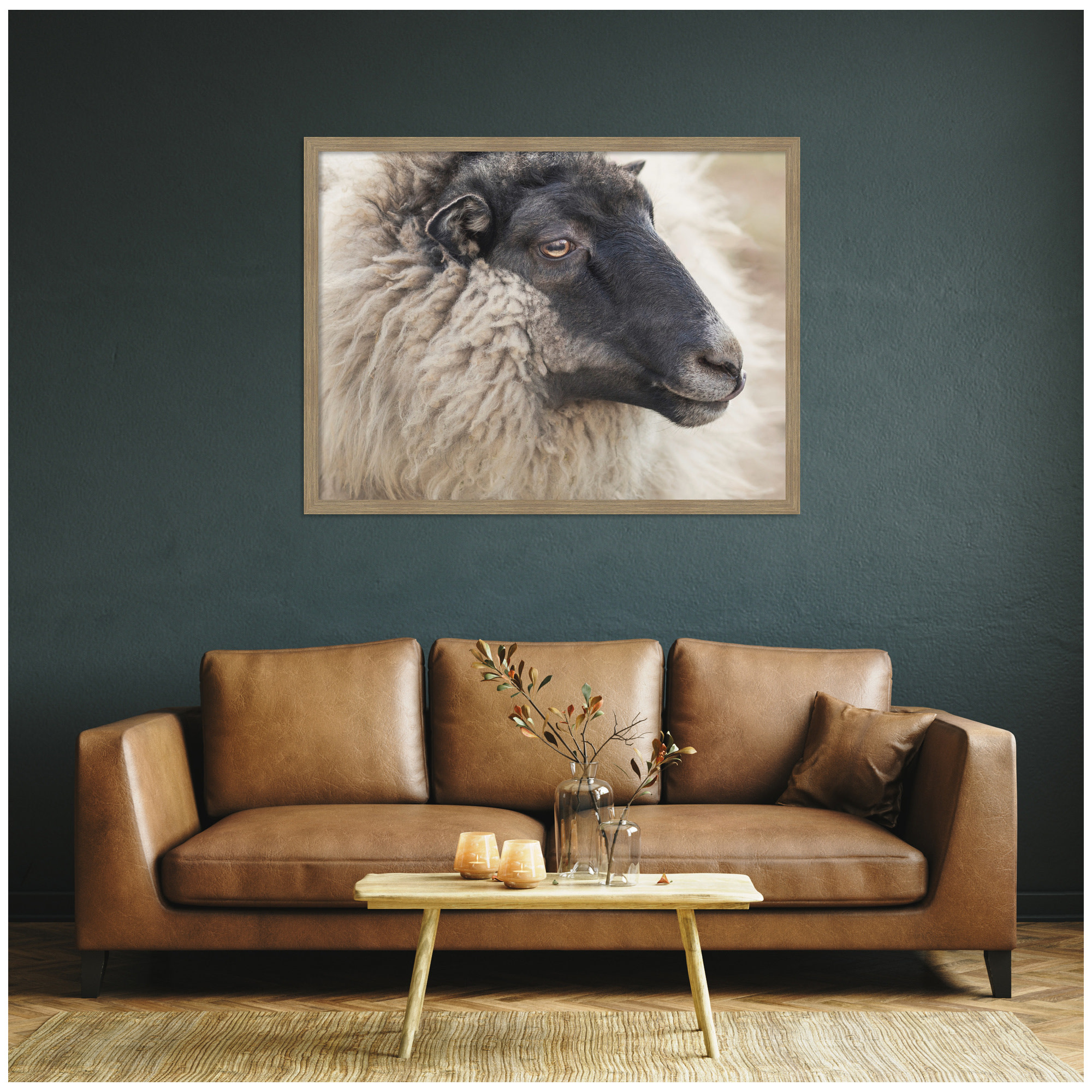 Kate and Laurel Framed Wall Art Print Edward Crop by Emiko and Mark ...