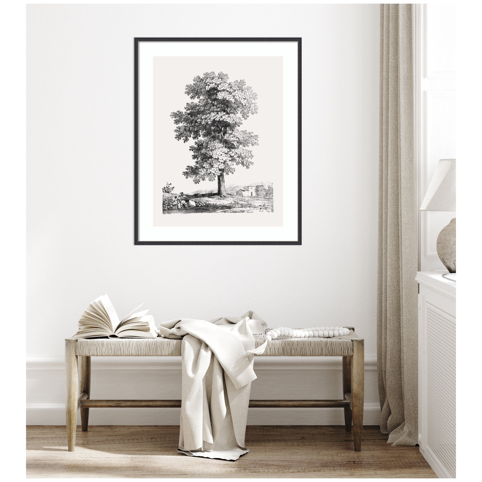 Kate and Laurel Framed Wall Art Print 'Jean Victor Bertin Study of a ...