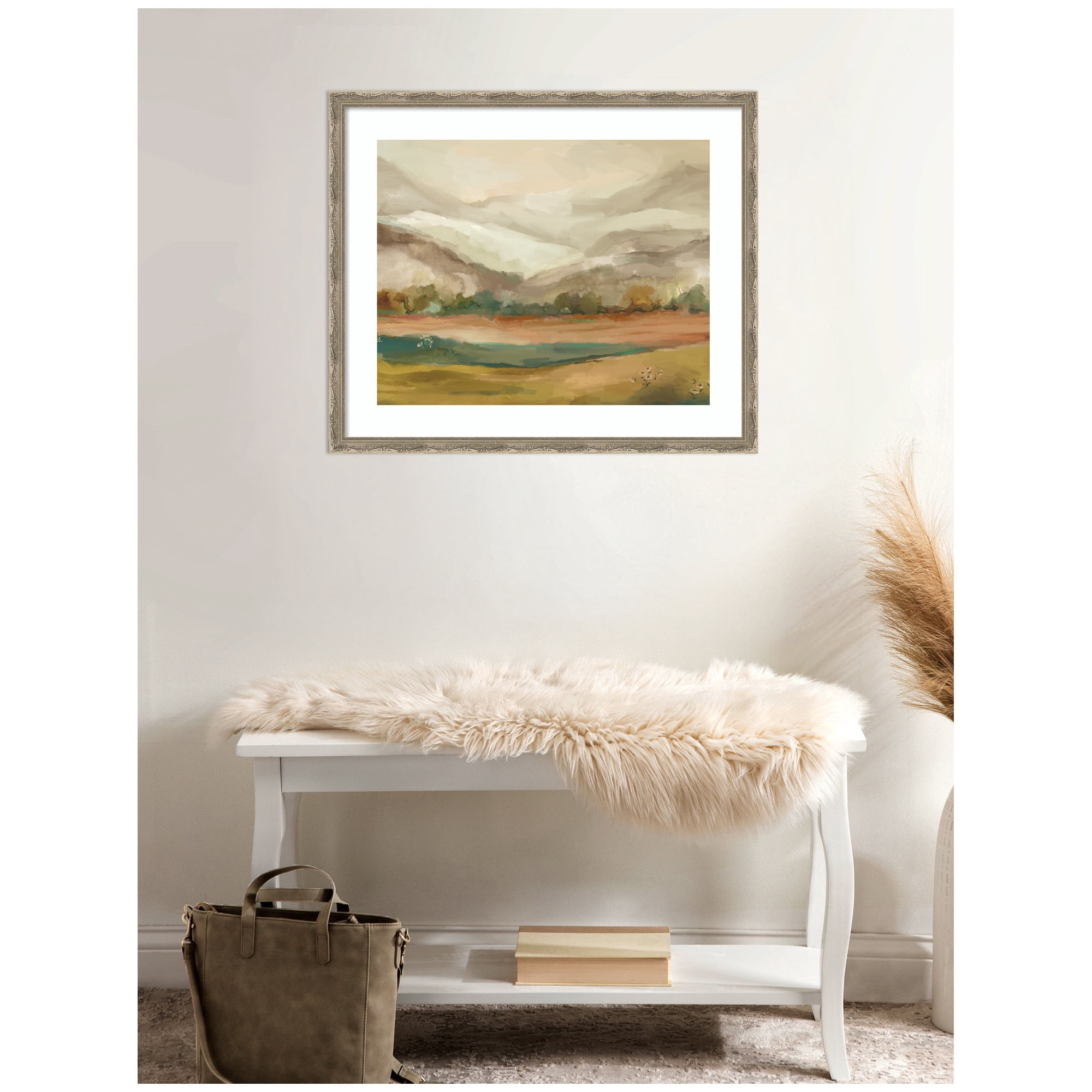 Kate and Laurel Framed Wall Art Print 'Mountainscape Horizontal' by ...