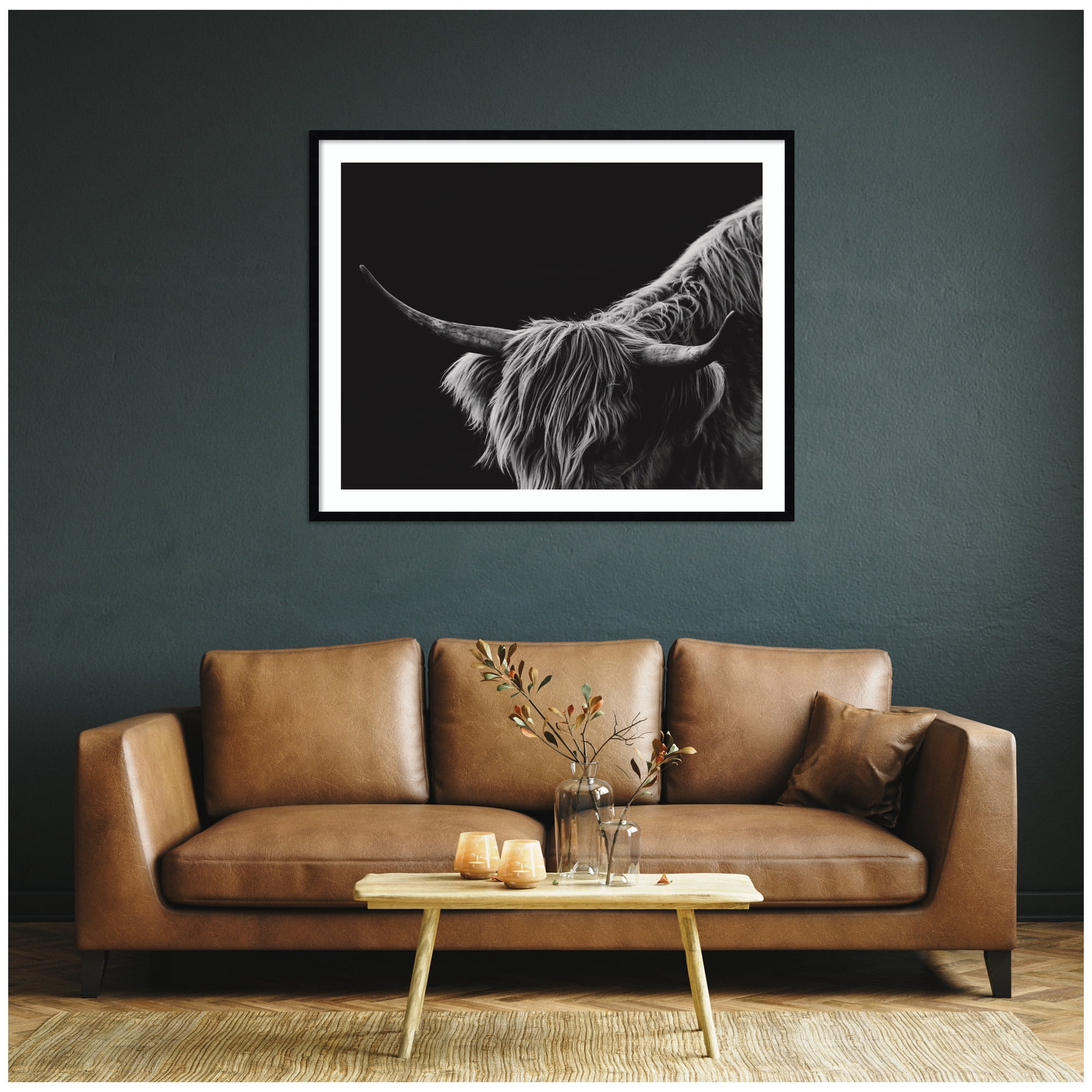 Kate and Laurel Framed Wall Art Print Scottish Highland No. 6 by ...
