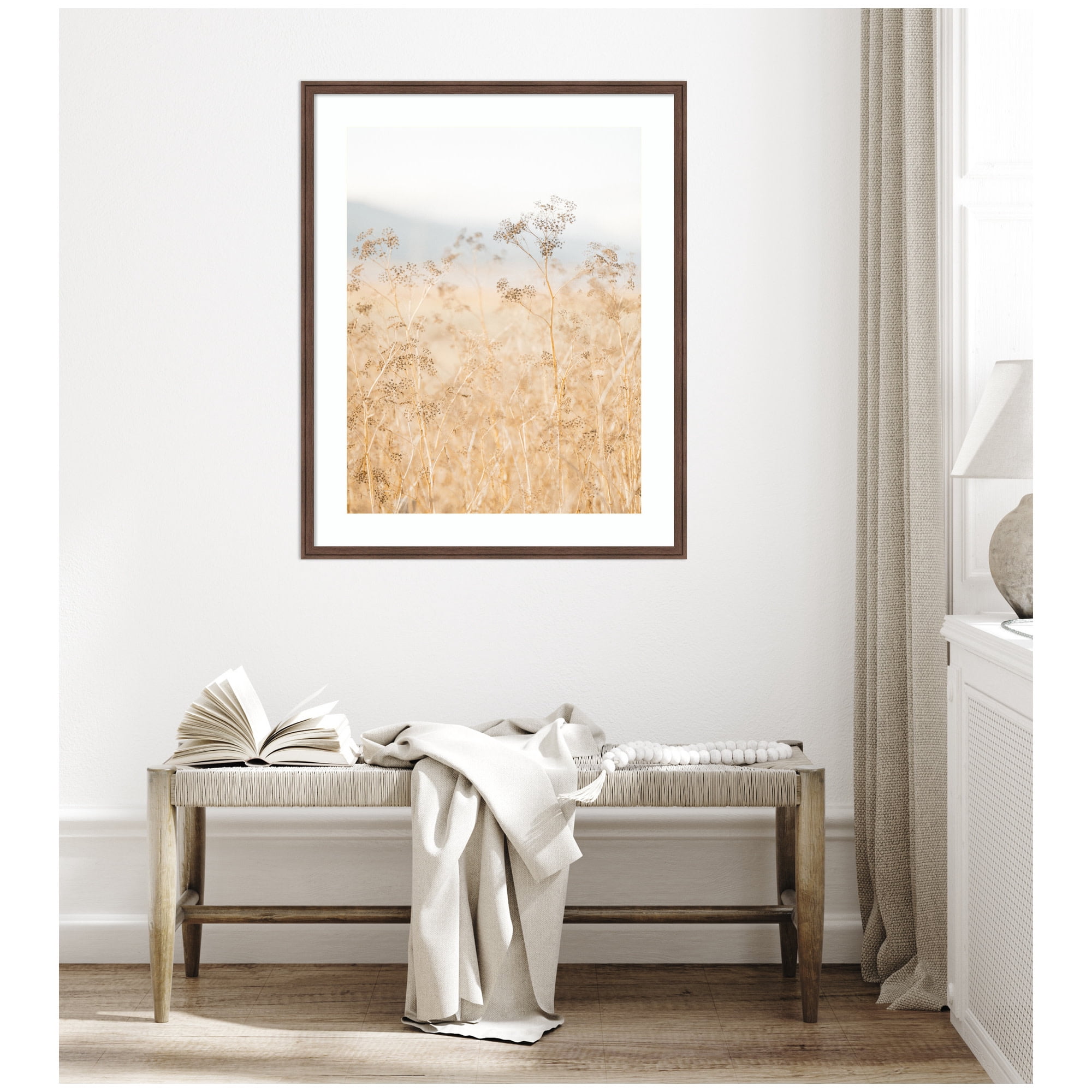 Kate and Laurel Framed Wall Art Print 'Wild Fennel' by Crystal Lynn ...