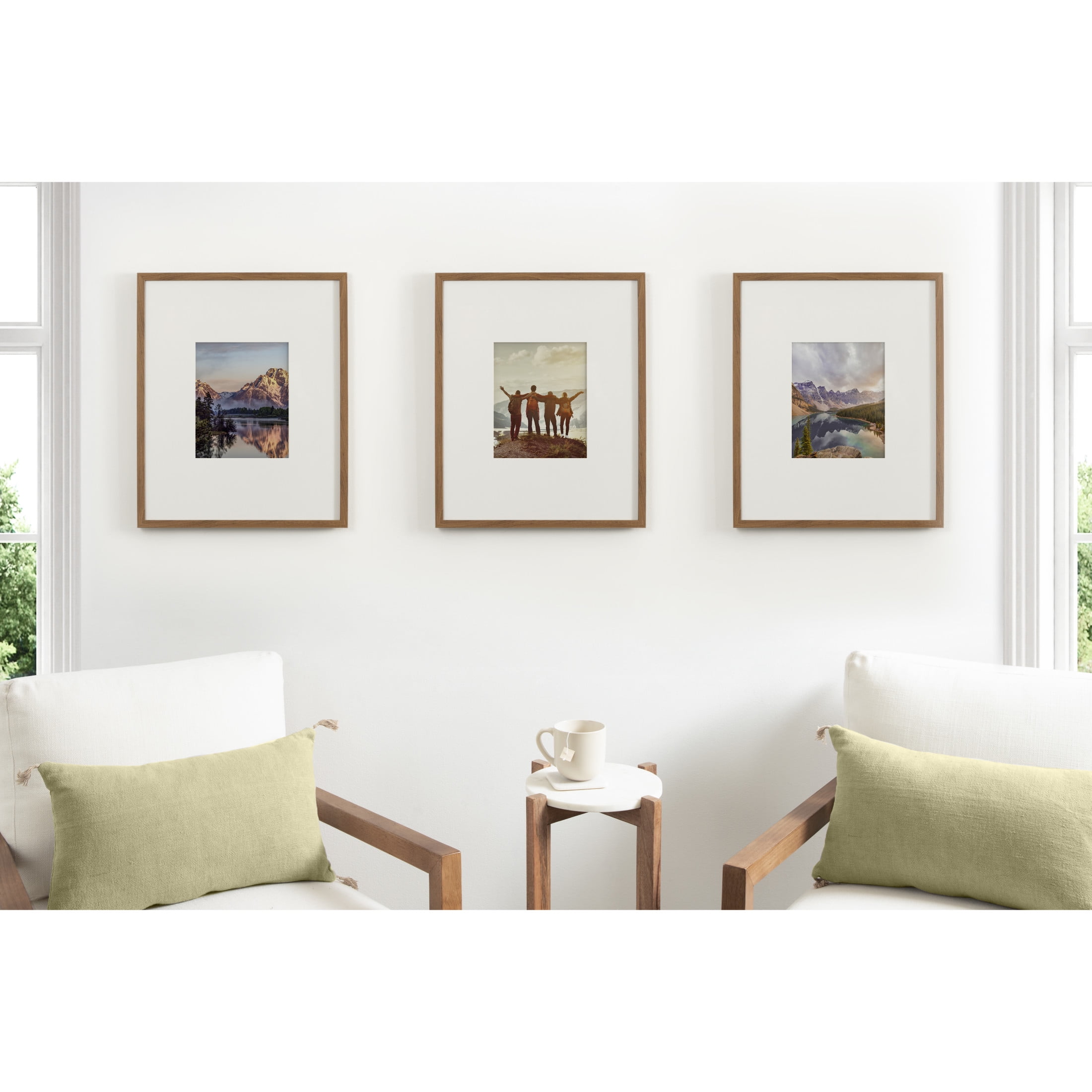 Kate and Laurel Gallery Rectangle Picture Frame Set of 3, 16 x 20 ...