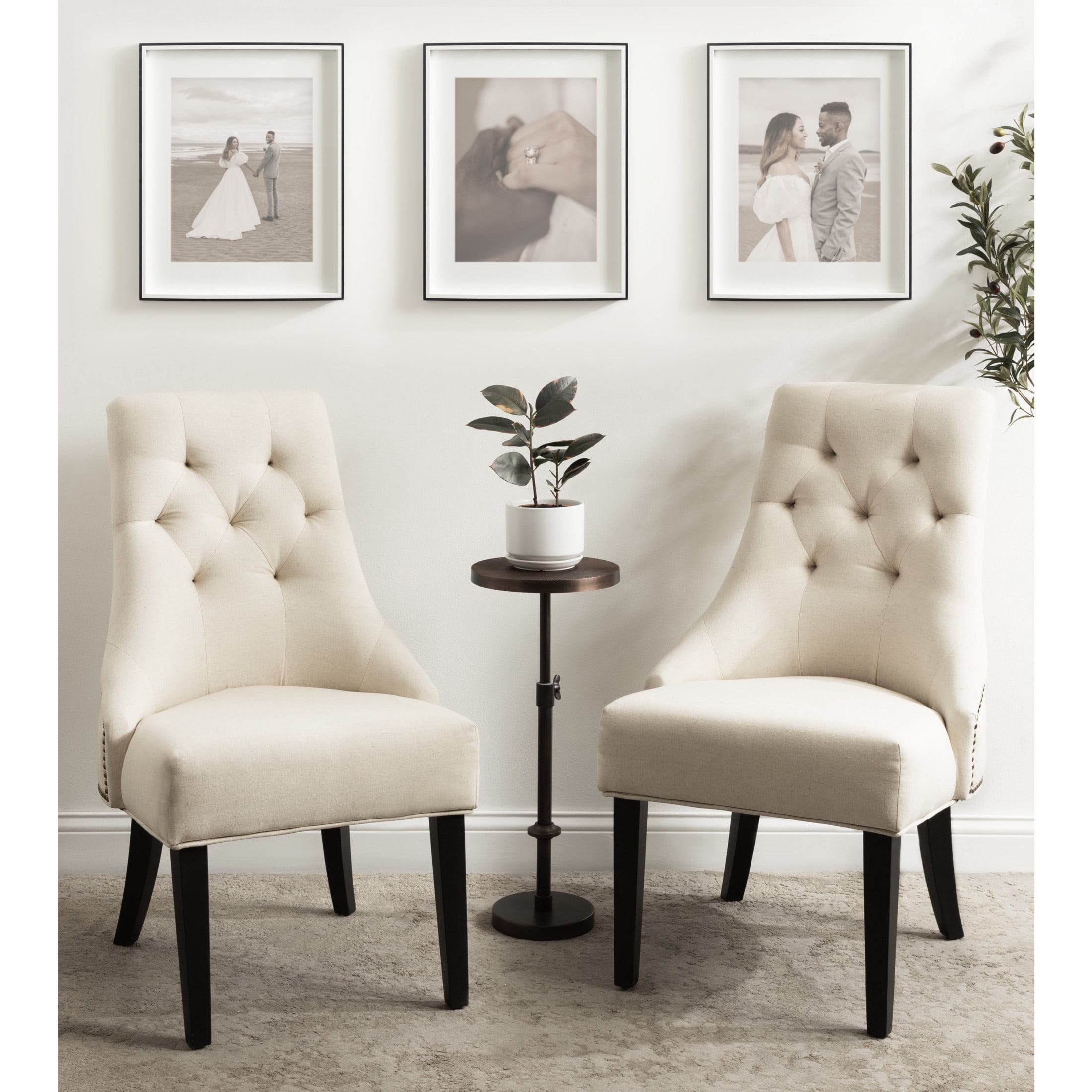 Kate and Laurel Gibson Modern Wall Picture Frame Set of 3, 14x18 matted ...