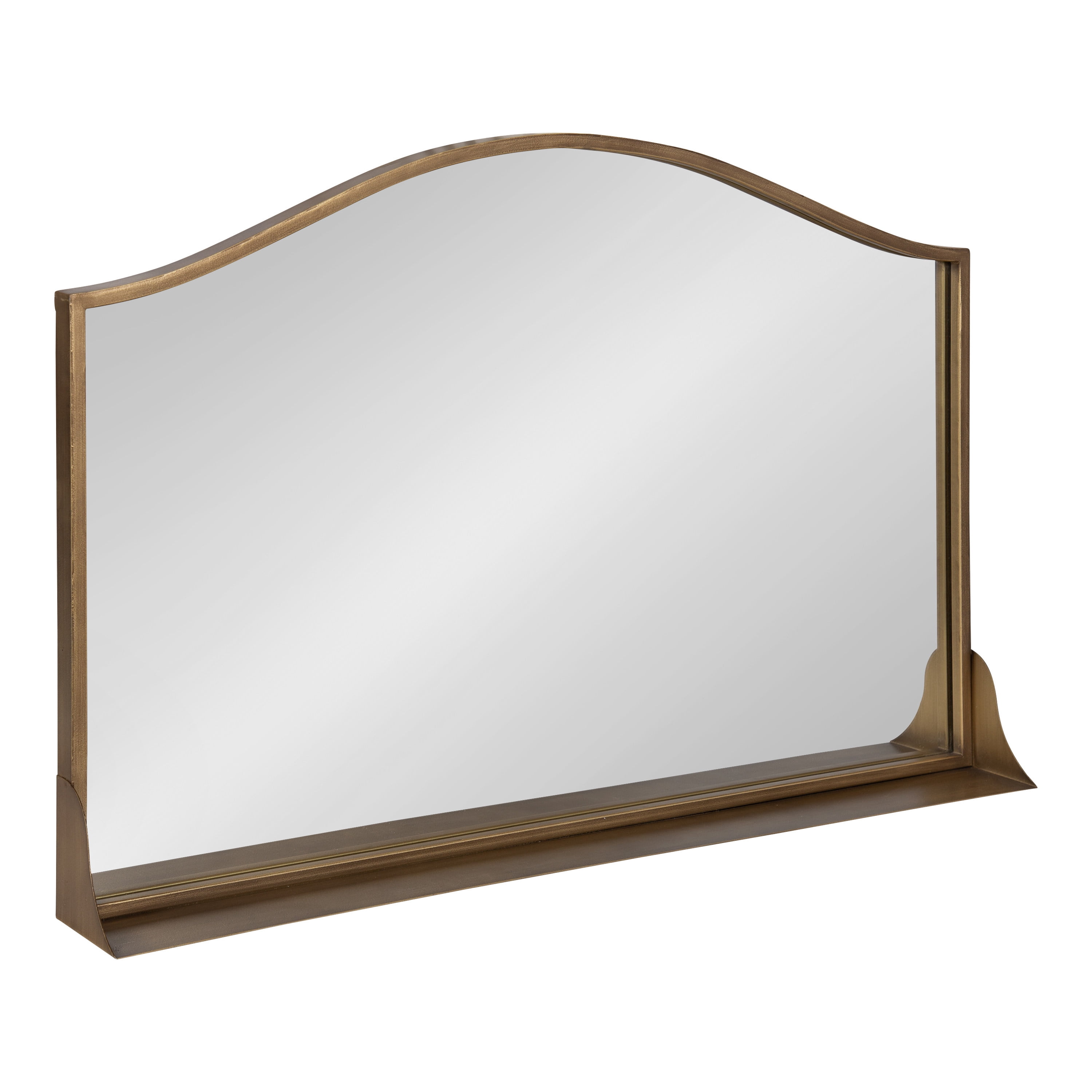 Kate and Laurel Gramera Traditional Scalloped Wide Arched Wall Mirror ...