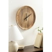 Kate and Laurel Pronte Modern Round Wood and Metal Wall Clock, 22 Inch ...