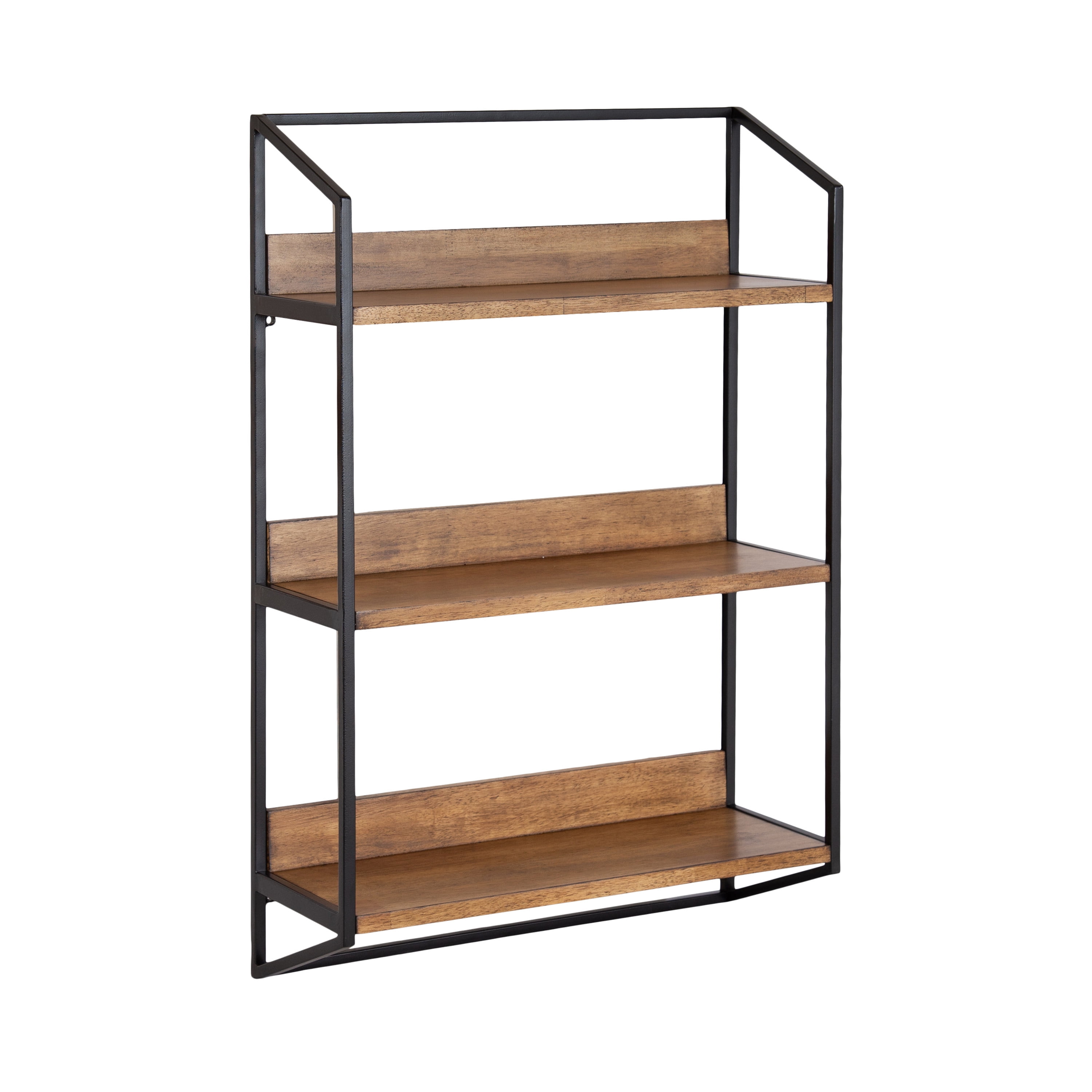 Kate and Laurel Hylton Farmhouse 3-Tier Floating Wall Shelf, 18 x 7 x ...