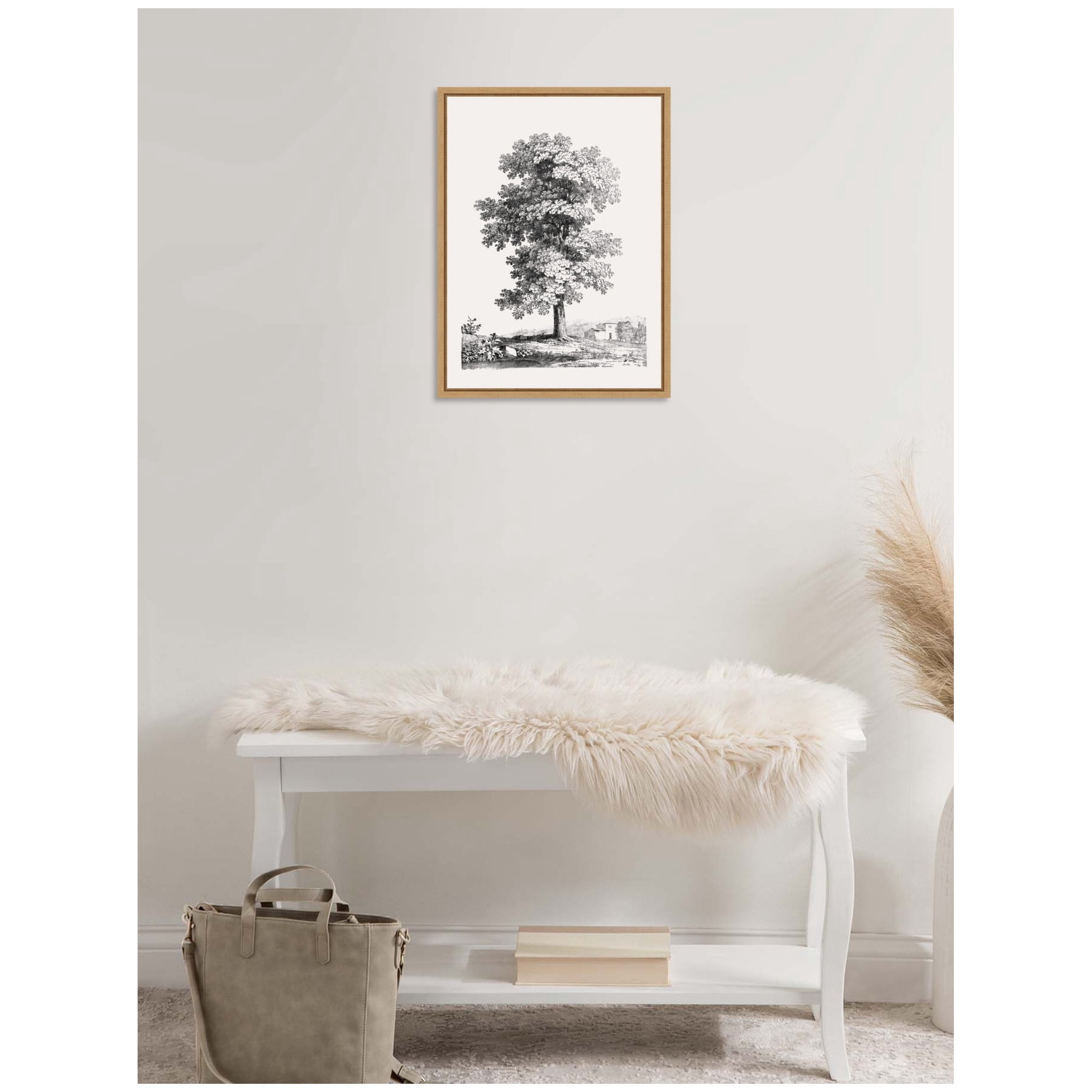 Kate and Laurel Jean Victor Bertin Study of a Tree 1816 Framed Canvas ...