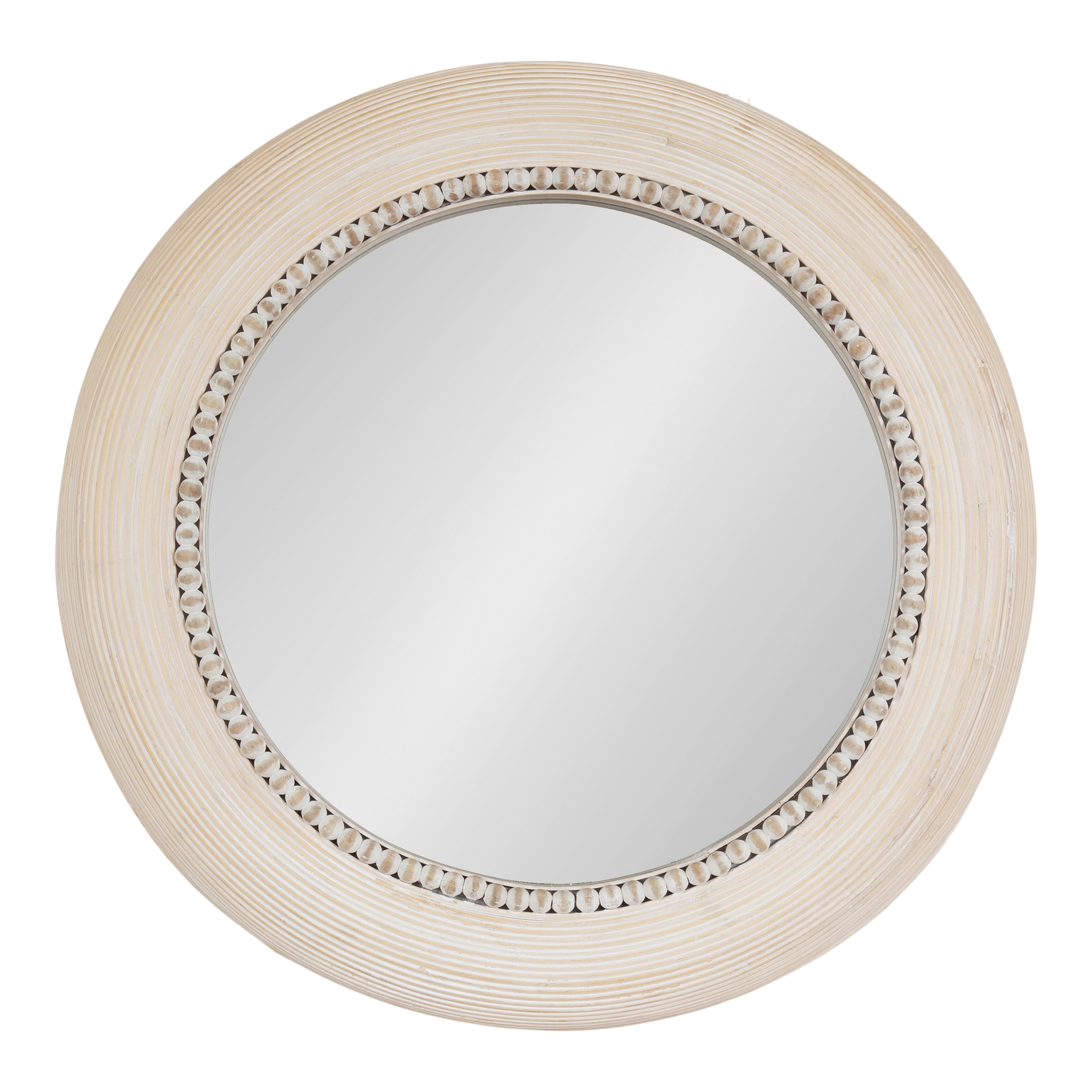 Kate and Laurel Jonesport Chunky Decorative Round Mirror, 26 Inch ...
