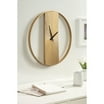 Kate and Laurel Pronte Modern Round Wood and Metal Wall Clock, 22 Inch ...