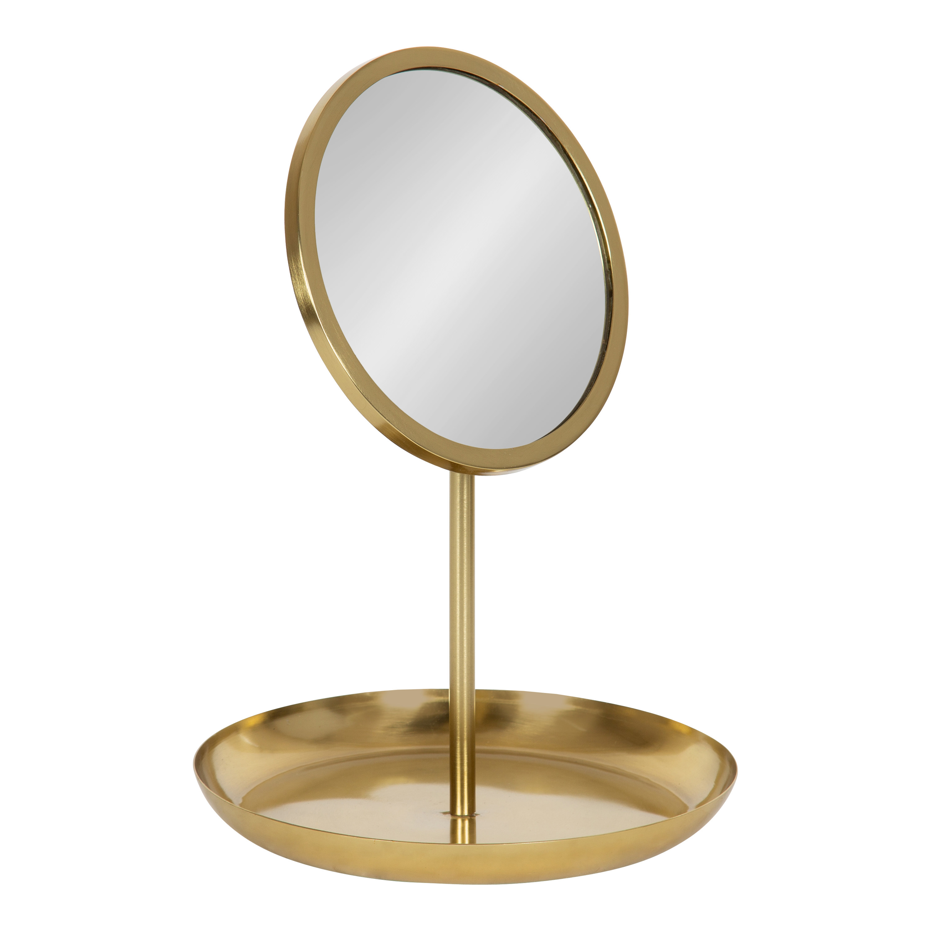 Kate and Laurel Laranya Modern Decorative Table Mirror, 11 x 15, Gold ...
