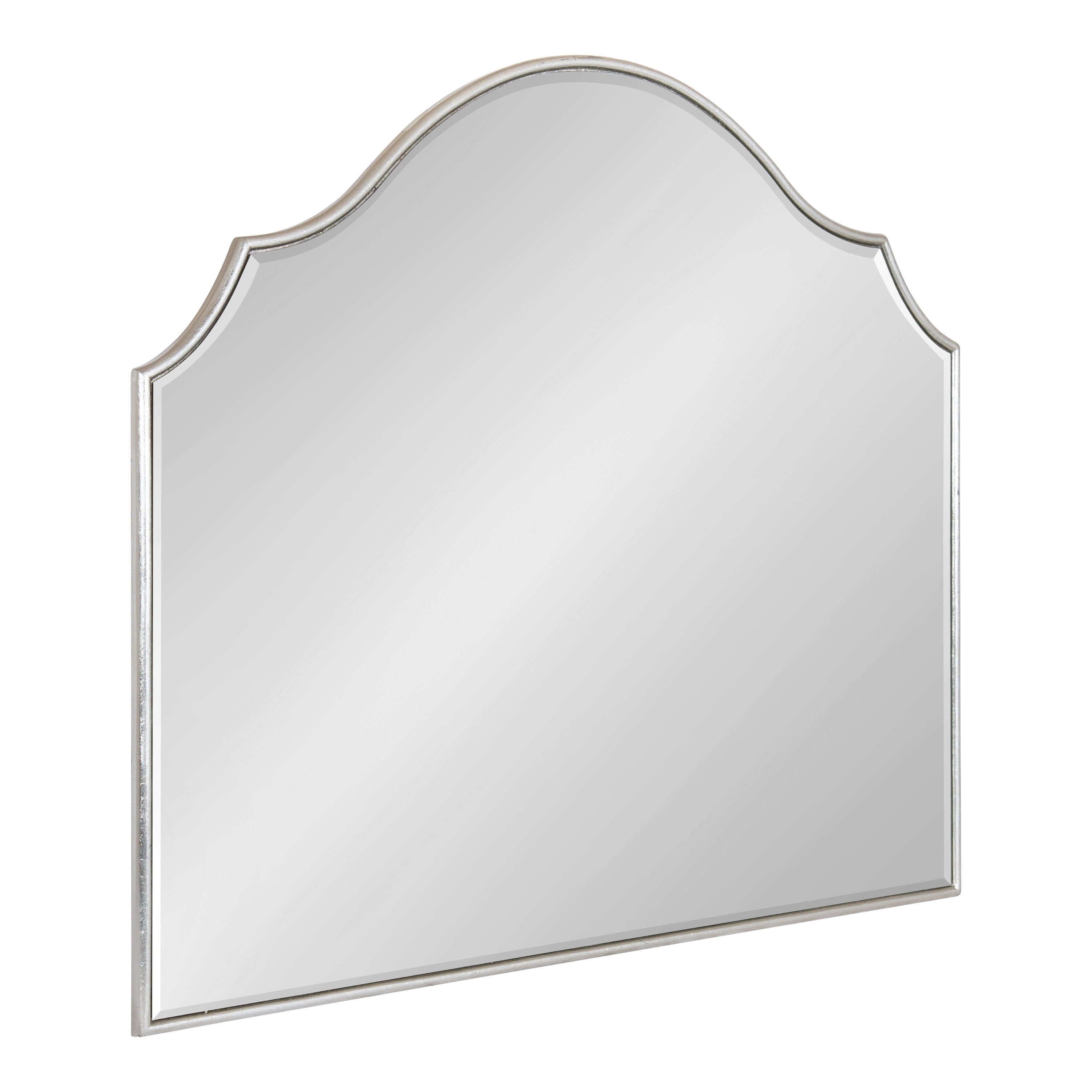 Kate and Laurel Leanna Glam Wide Horizontal Arch Wall Mirror, 28 x 32 ...