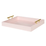 Kate and Laurel Lipton Decorative Modern Tray, 16.5 x 12.25, Pink ...