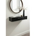 Kate and Laurel McCutcheon Modern Floating Console Table for Entryway ...