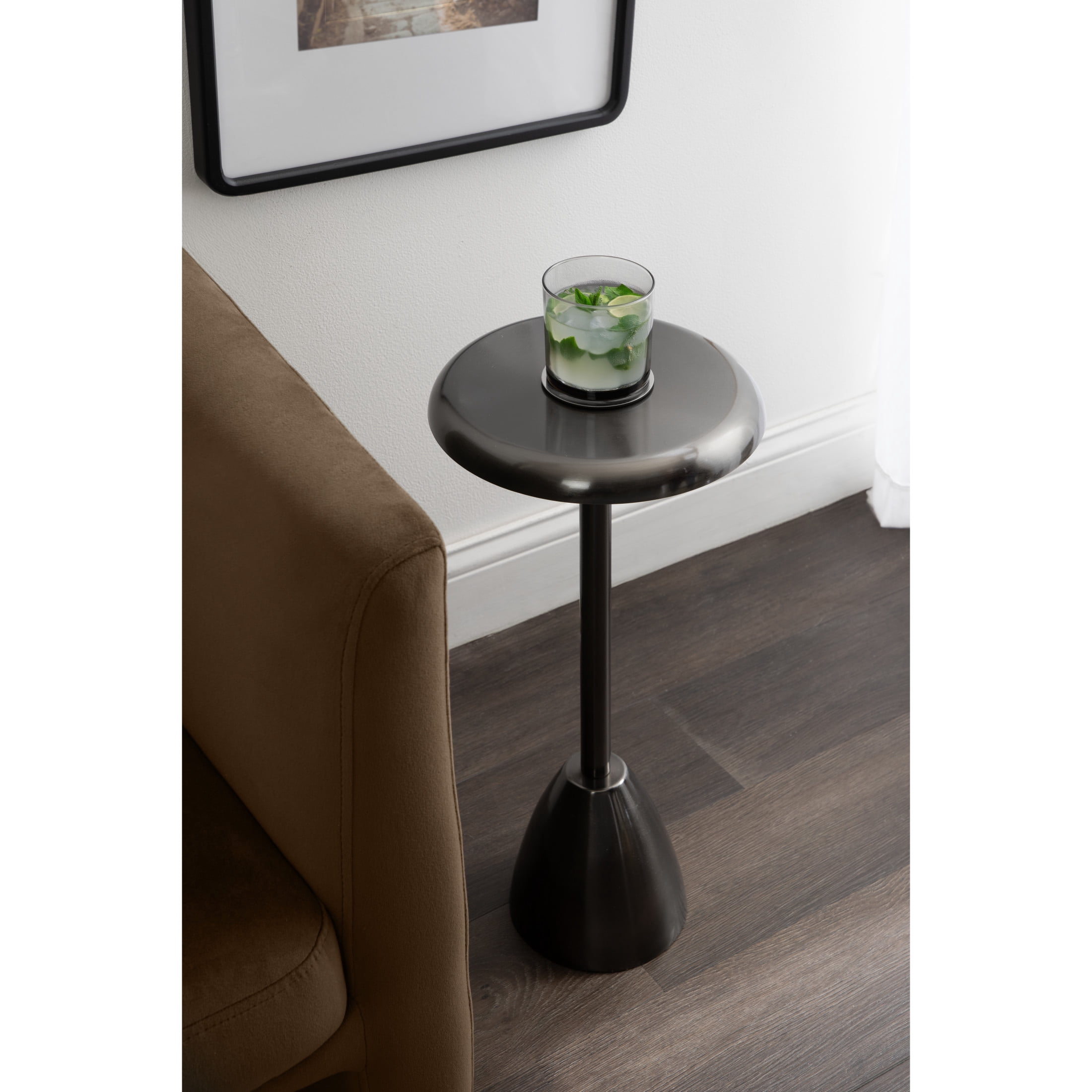Kate and Laurel Morizet Modern Round Drink Table, 10 x 10 x 22 ...