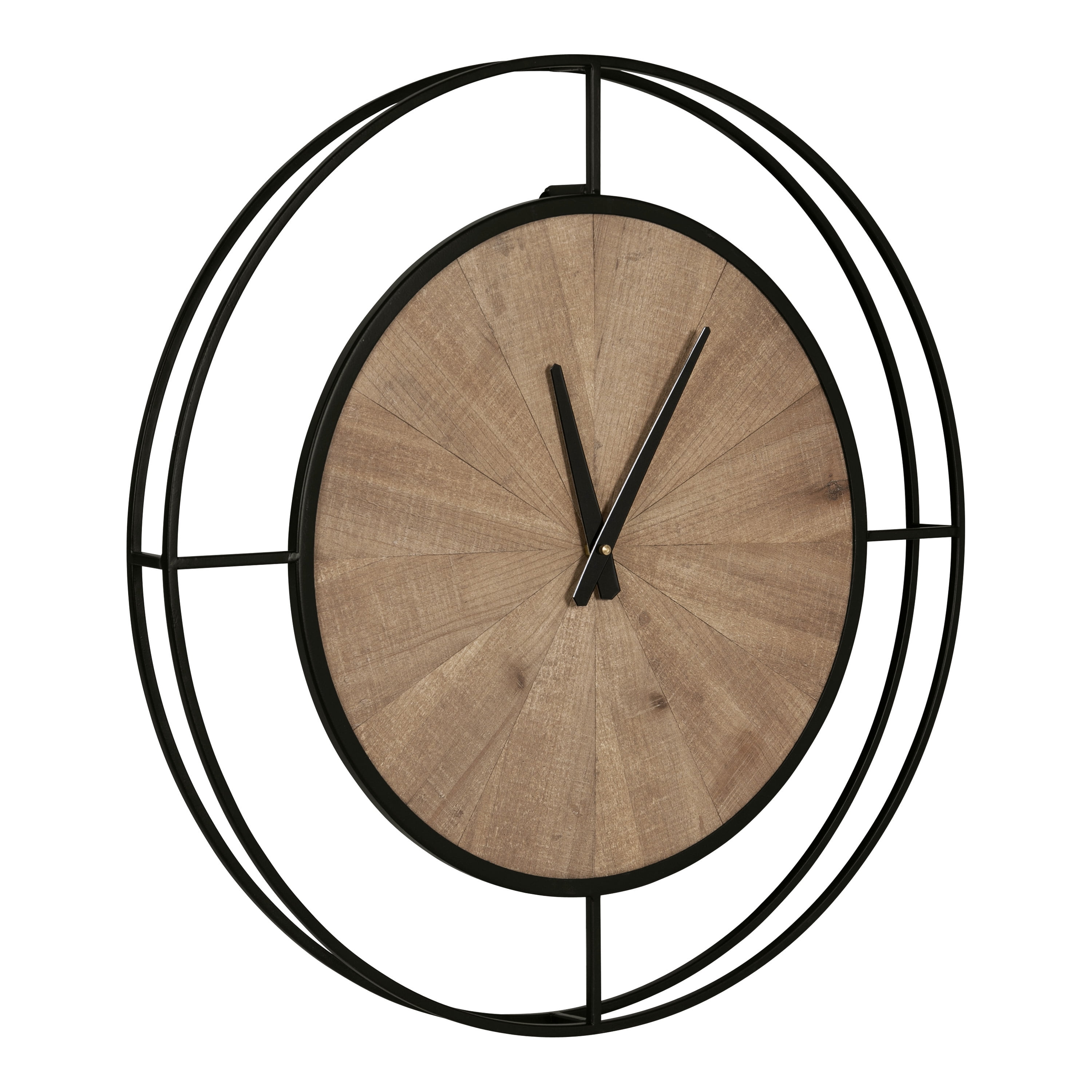 Kate and Laurel Newfield Modern Farmhouse Numberless Wall Clock, 22 ...