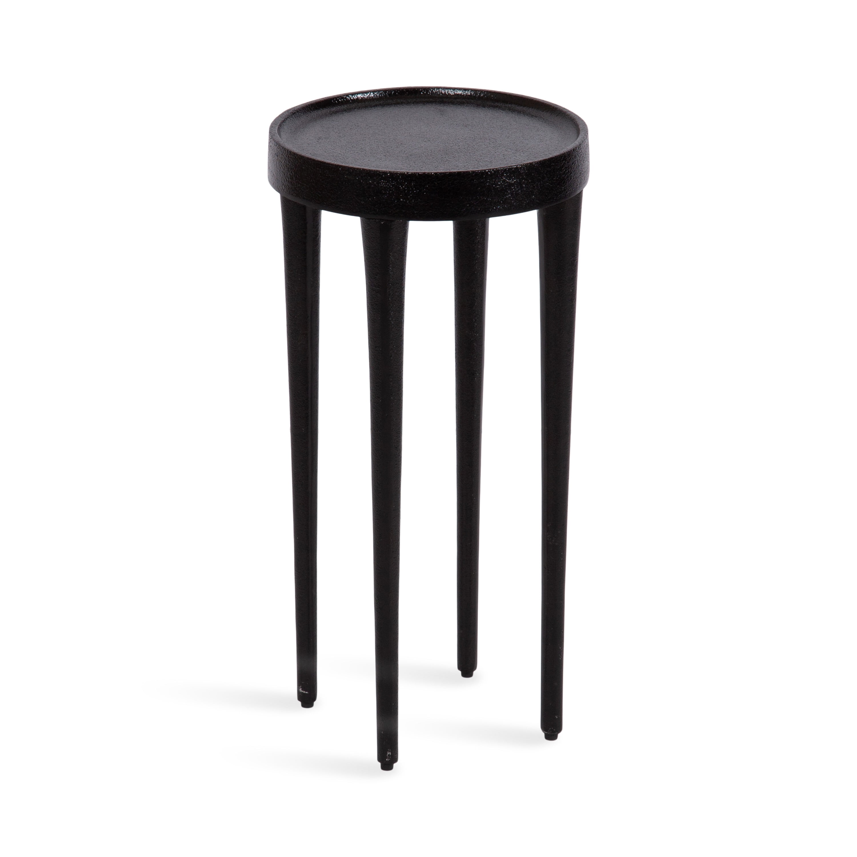 Kate and Laurel Rava Modern Metal Round Table, Small End Side, 10x10x21 ...