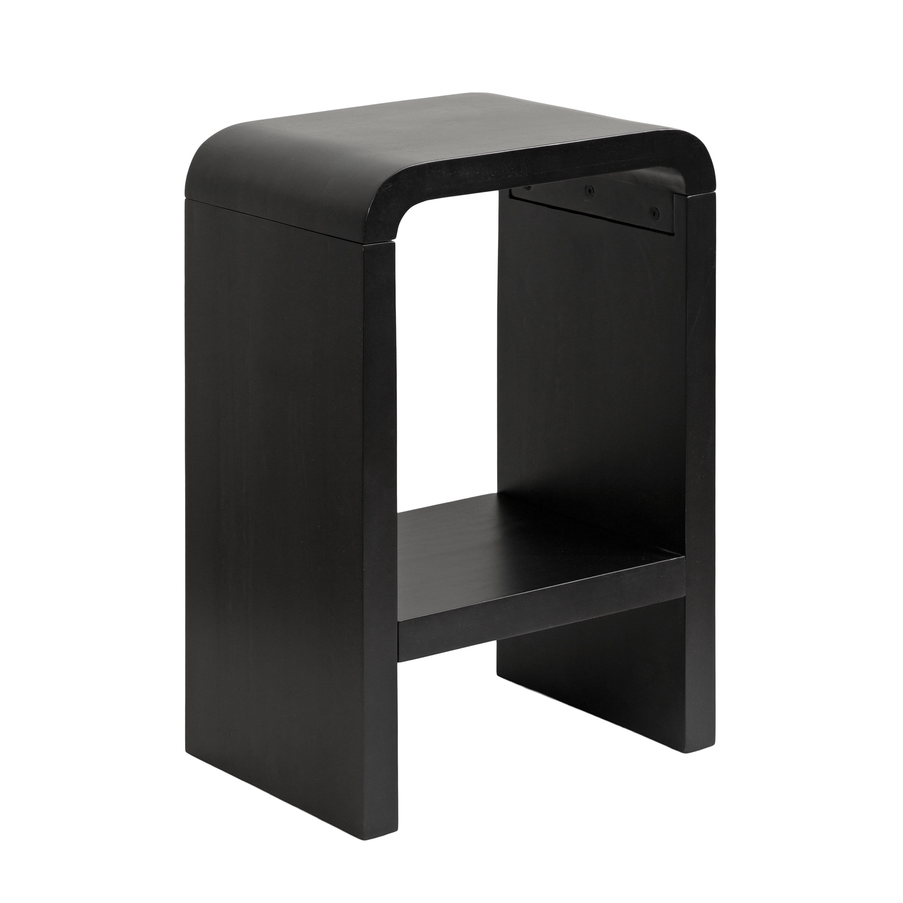 Kate and Laurel Reddy Modern Arched Wood Side Table, 16 x 12 x 24 ...
