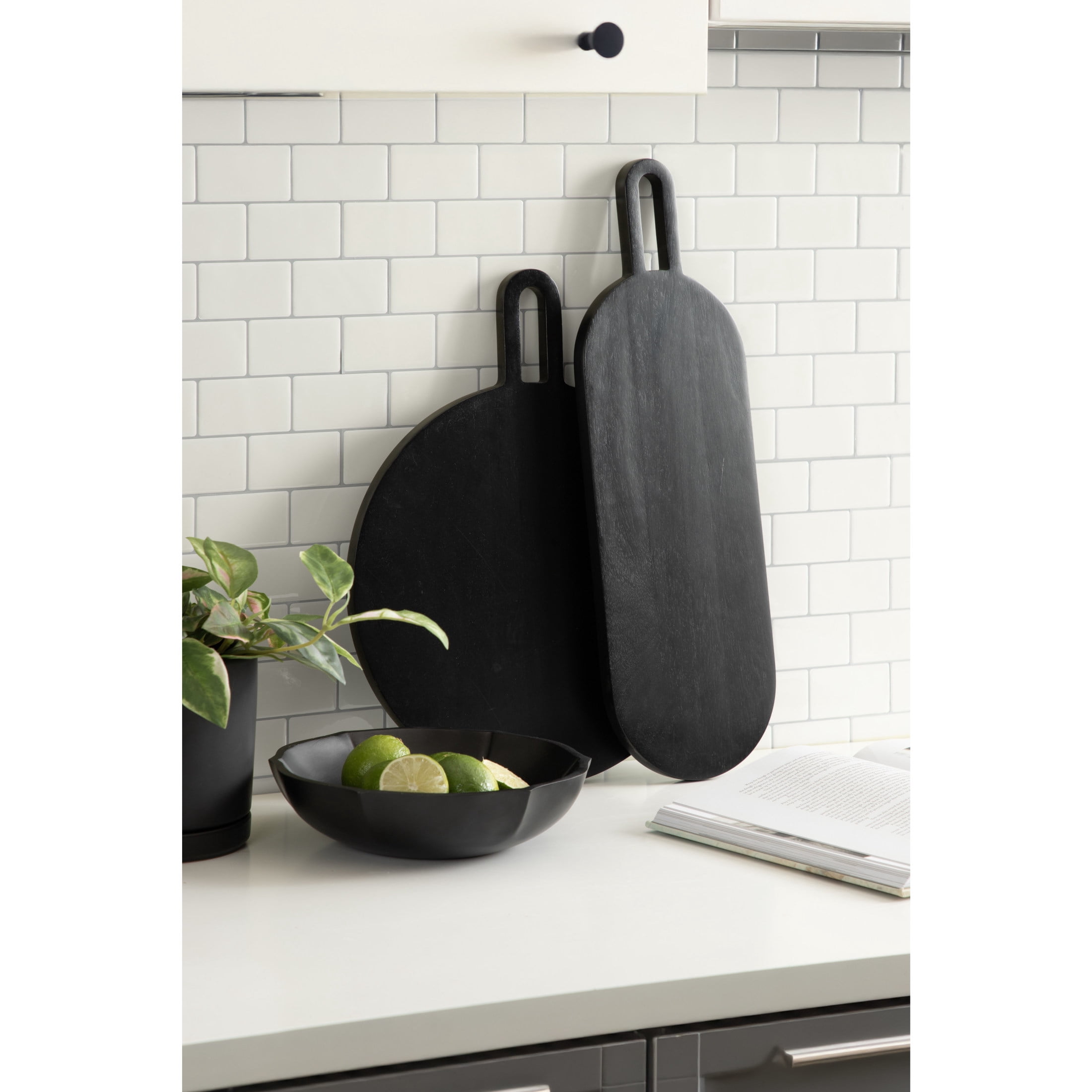 Kate and Laurel Staven Transitional Two-Piece Serving Boards Set, 7 x ...