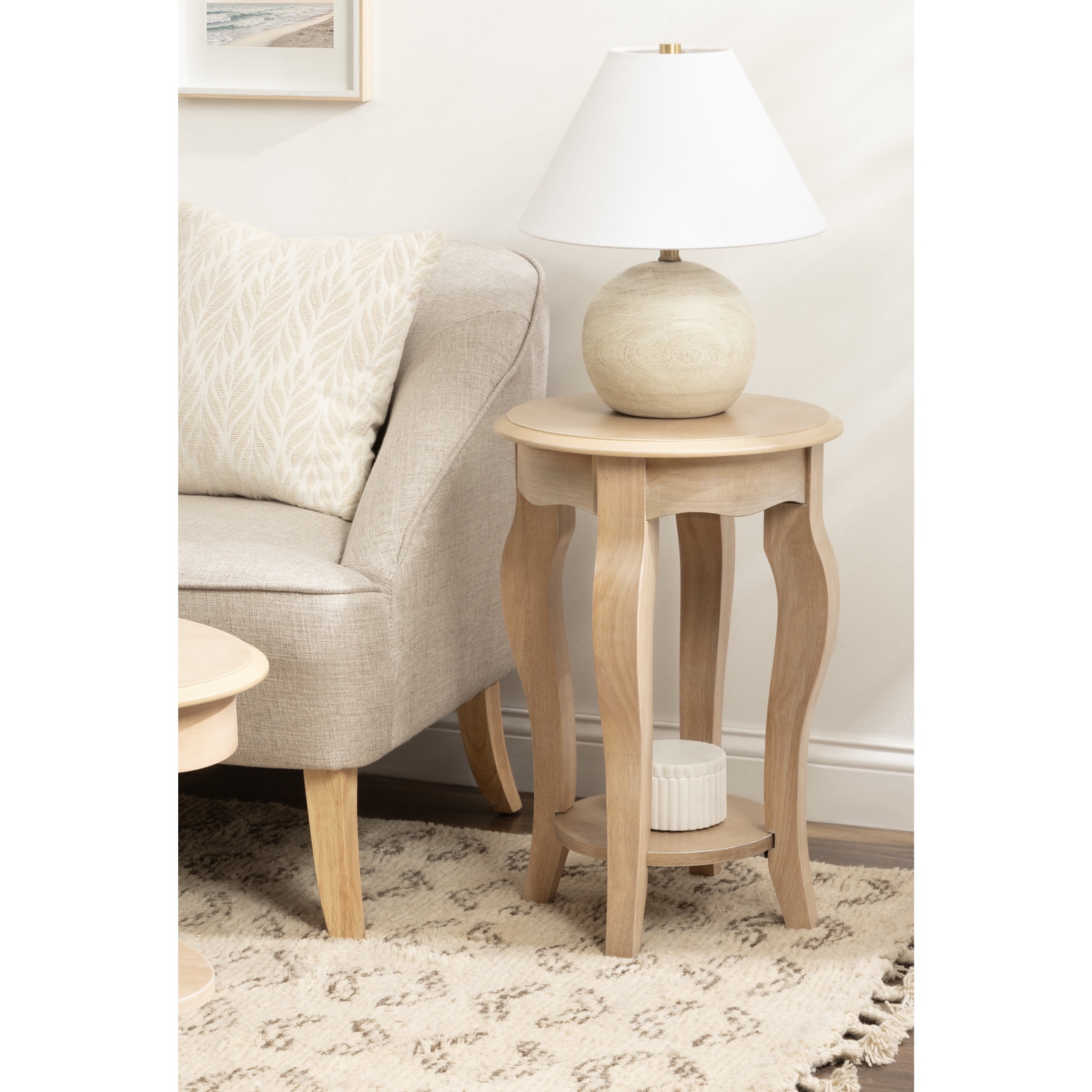 Kate and Laurel Sutherlin Vintage Tiered Round Side Table, 16 x 16 x 25 ...