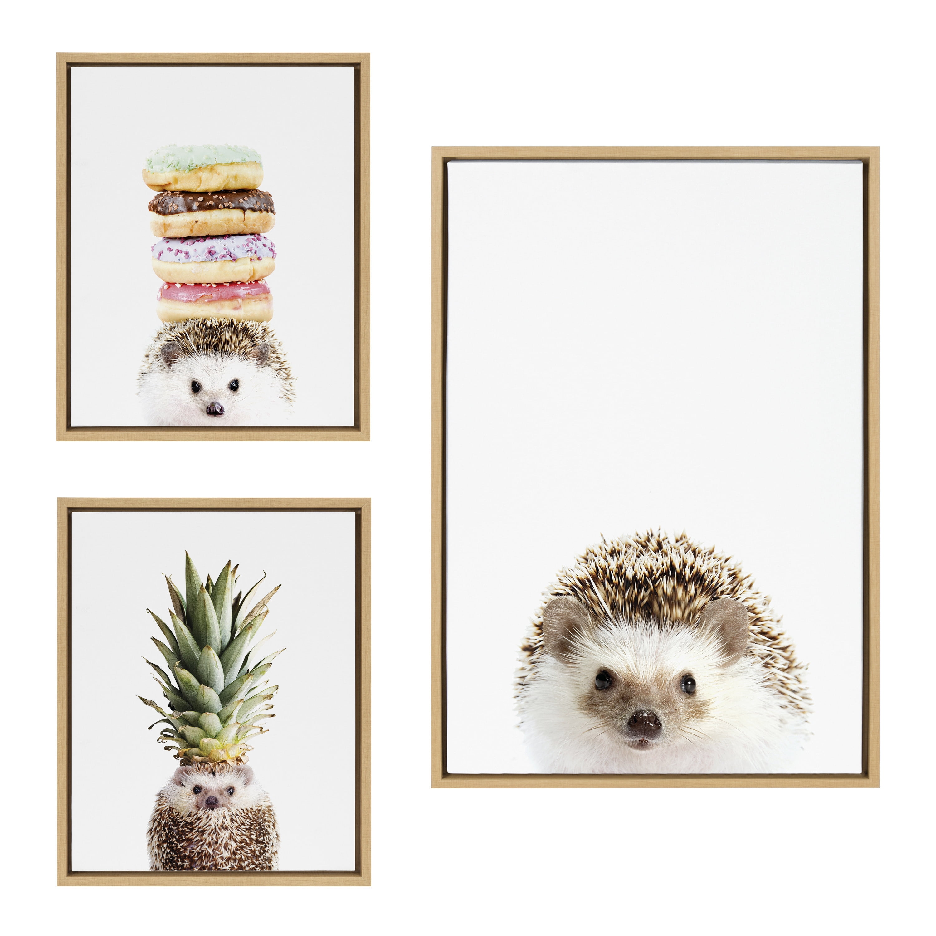 Kate and Laurel Sylvie Hedgehog, Hedgehog Donuts and Hedgehog Pineapple ...