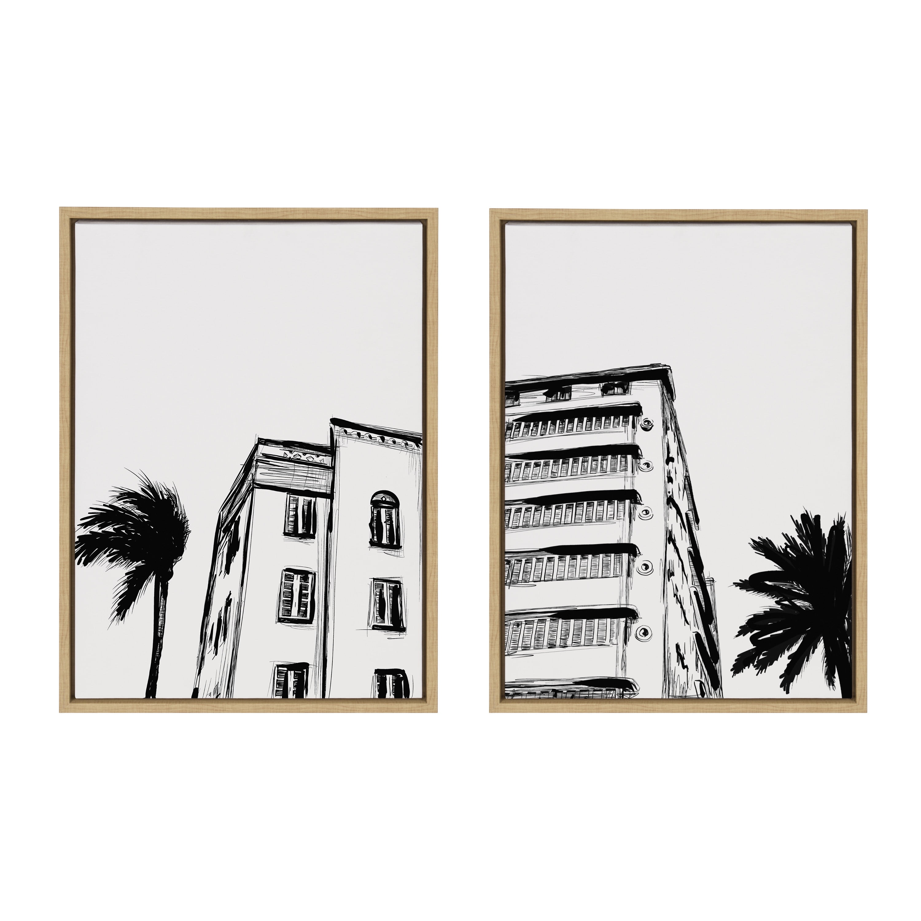 Kate and Laurel Sylvie Miami Beach Architecture Retro Art Deco 1 and 2 ...