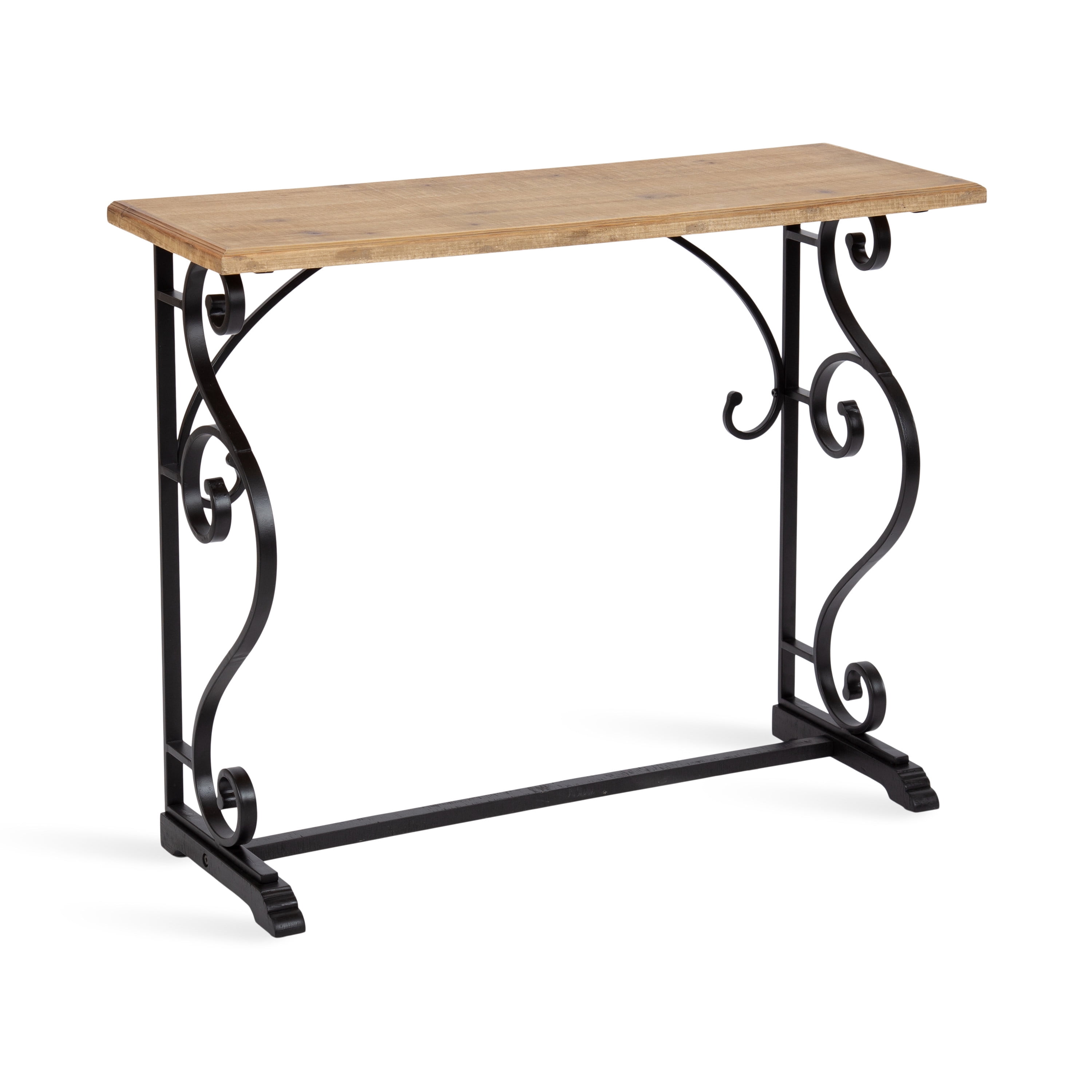 Kate and Laurel Wyldwood Solid Wood Farmhouse Console Table, 36 x 13 x ...