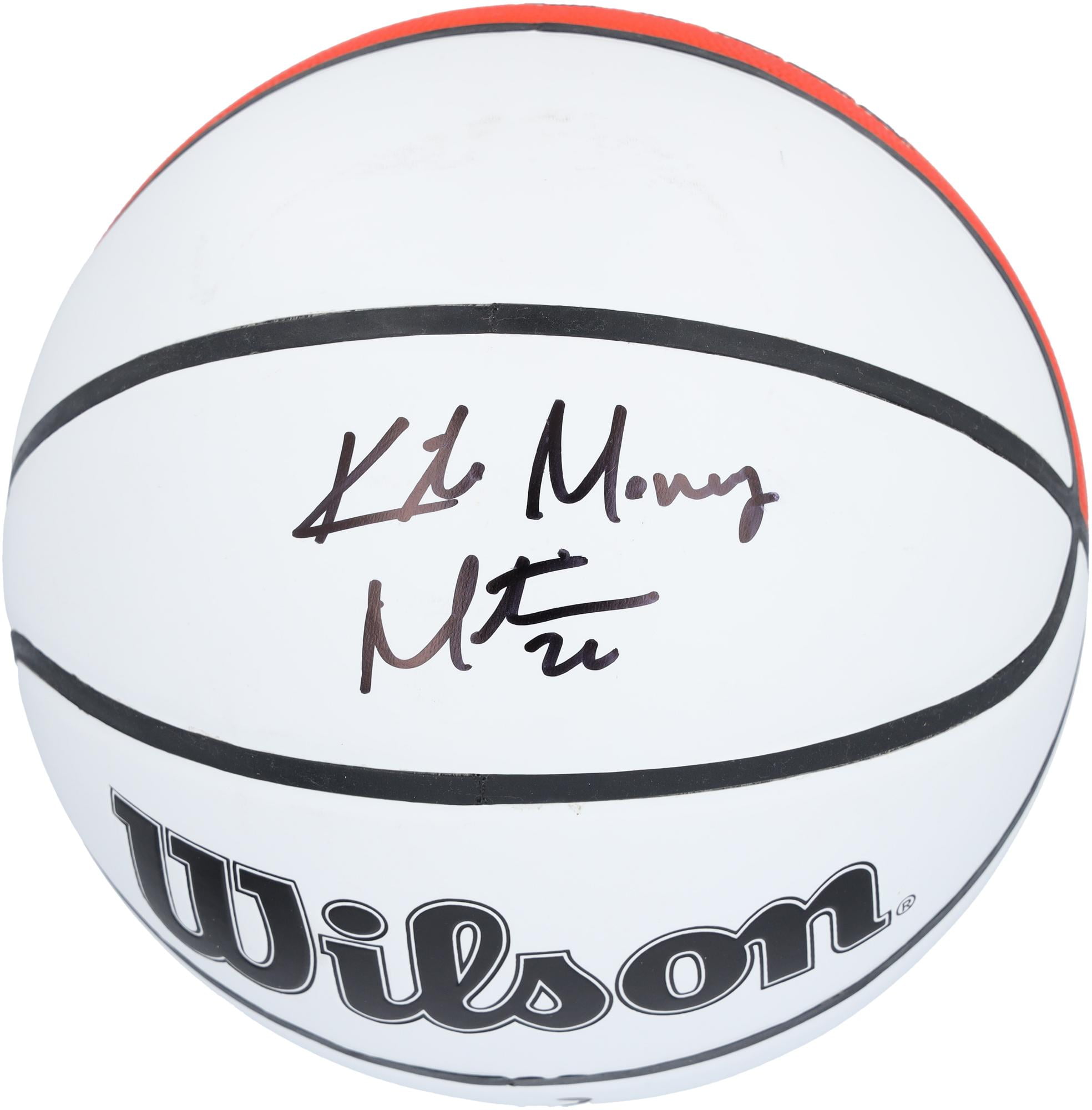 Kate Martin Las Vegas Aces Autographed Wilson WNBA White Panel ...