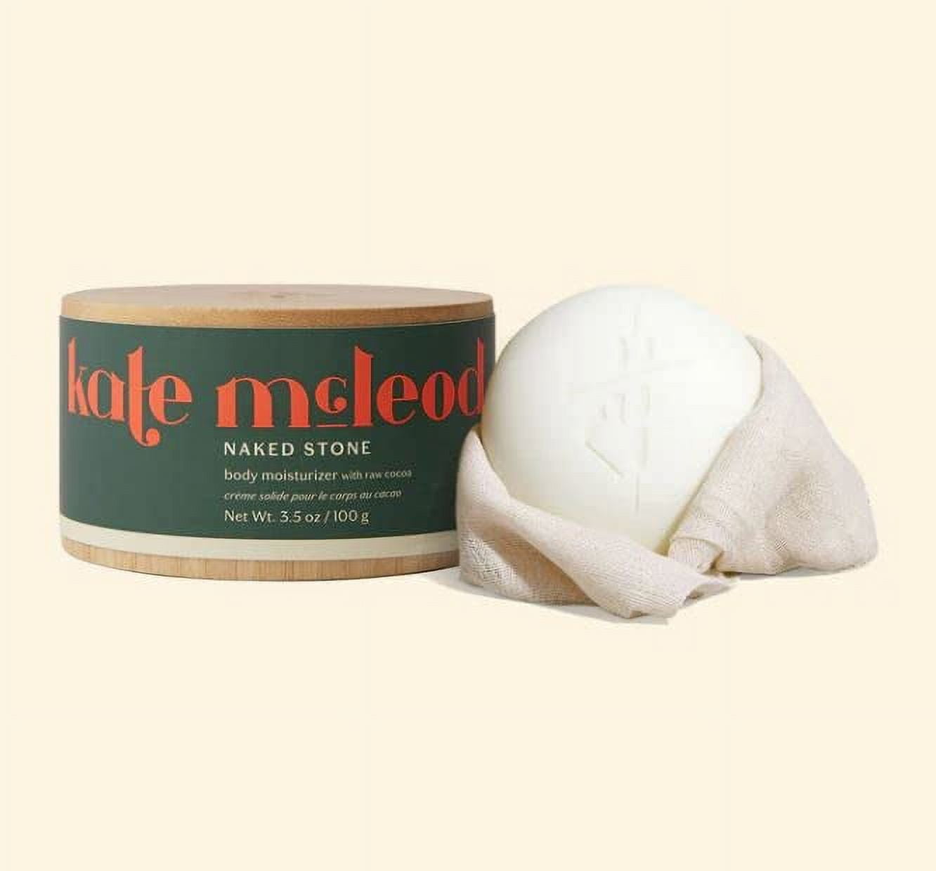 Kate McLeod Naked Stone DMF15 Solid Body Moisturizer - Starter KIT - Walmart.com