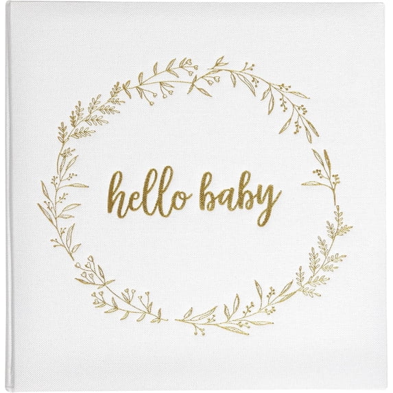 Kate & Milo Linen Hello Baby Memory Book, First 5 Years Milestone ...