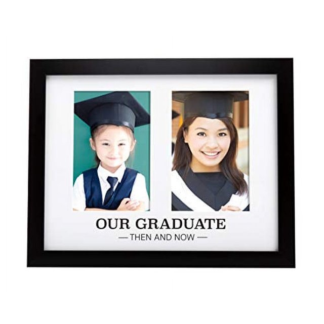 Kate & Milo Our Graduate Then and Now Picture Frame, First Day of ...