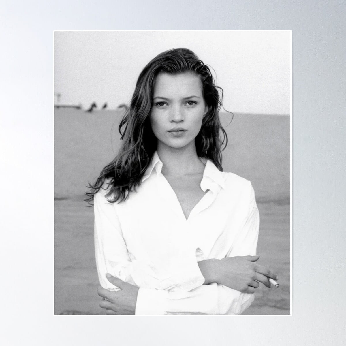 Kate Moss Fanart Poster Wall Art, Modern Wall Decor For Living Room ...