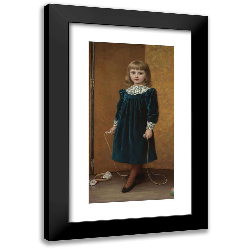 Kate Perugini 14x24 Black Modern Framed Museum Art Print Titled ...