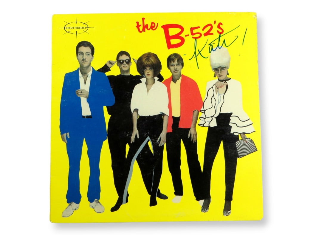 Kate Pierson Signed Autographed Record Album The B-52s Debut Album BAS ...
