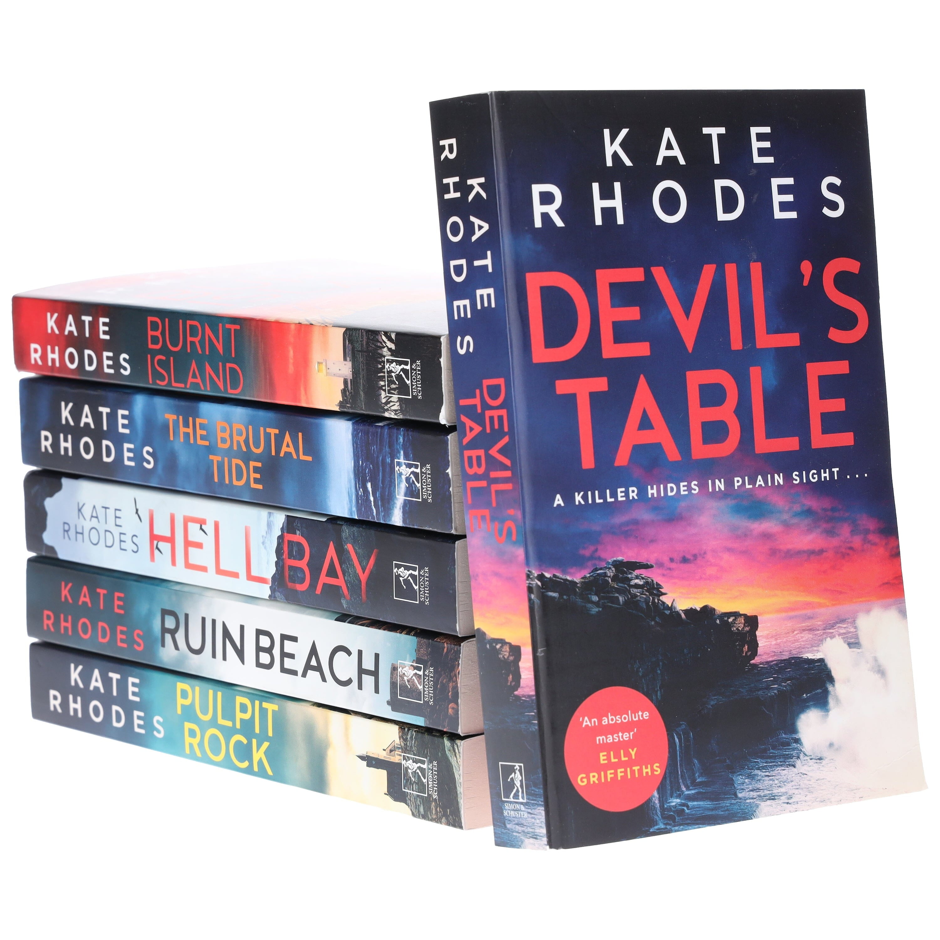 Kate Rhodes Ben Kitto Series Collection 6 Books Set (Devil's Table, Burnt Island, Ruin Beach ...