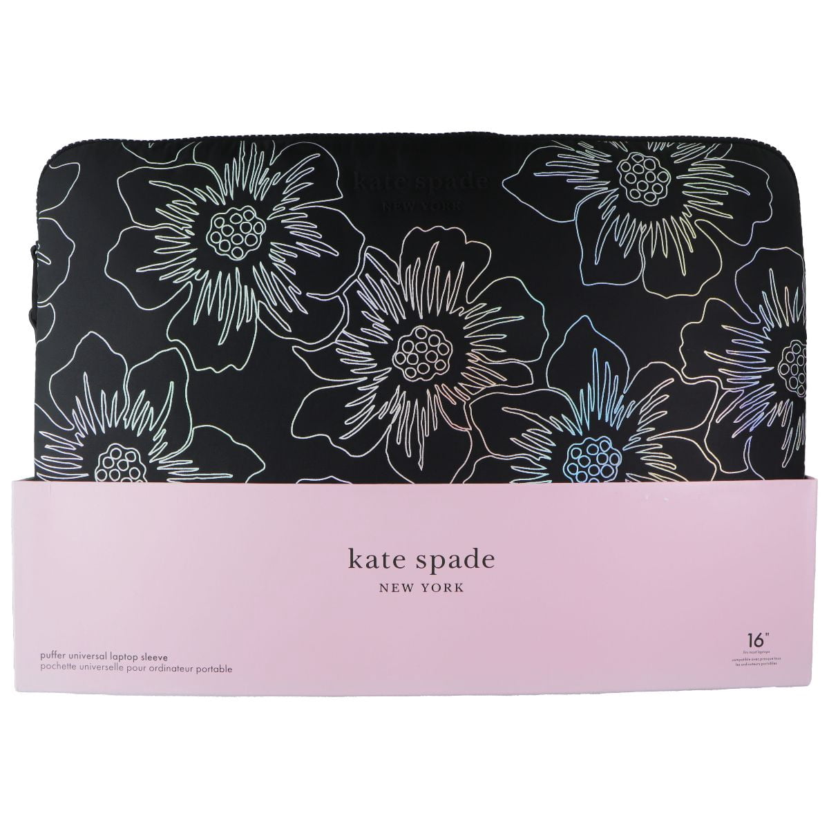 Kate Spade 16-inch Puffer Universal Laptop Sleeve - Hollyhock ...