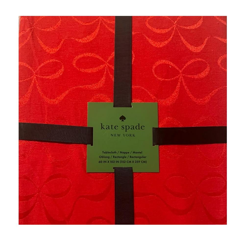Kate Spade New York All Wrapped Up Tablecloth 60 x 102 in Cranberry ...