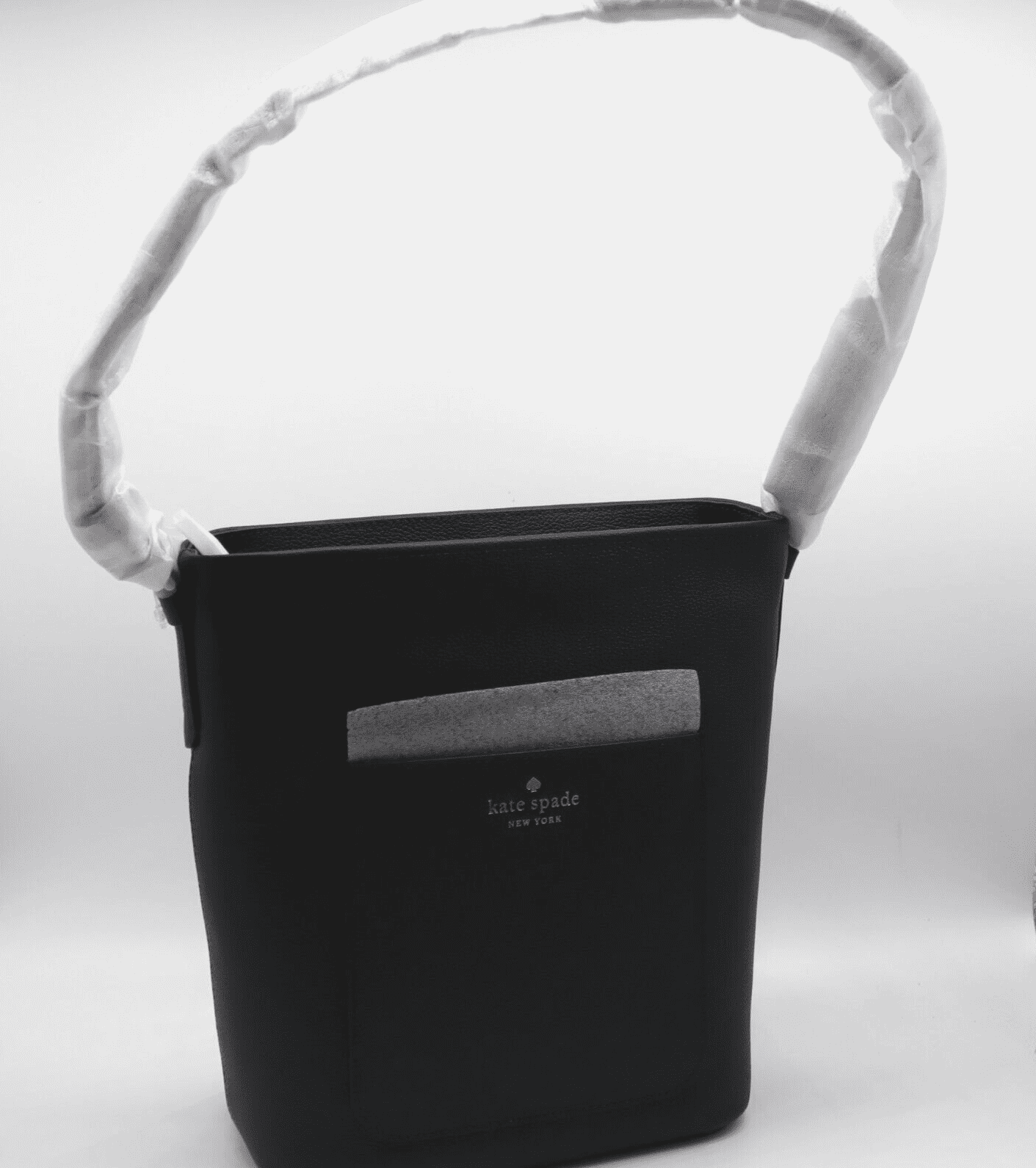 Kate Spade Small Elsie Black Pebbled Leather Bucket Shoulder Handbag ...