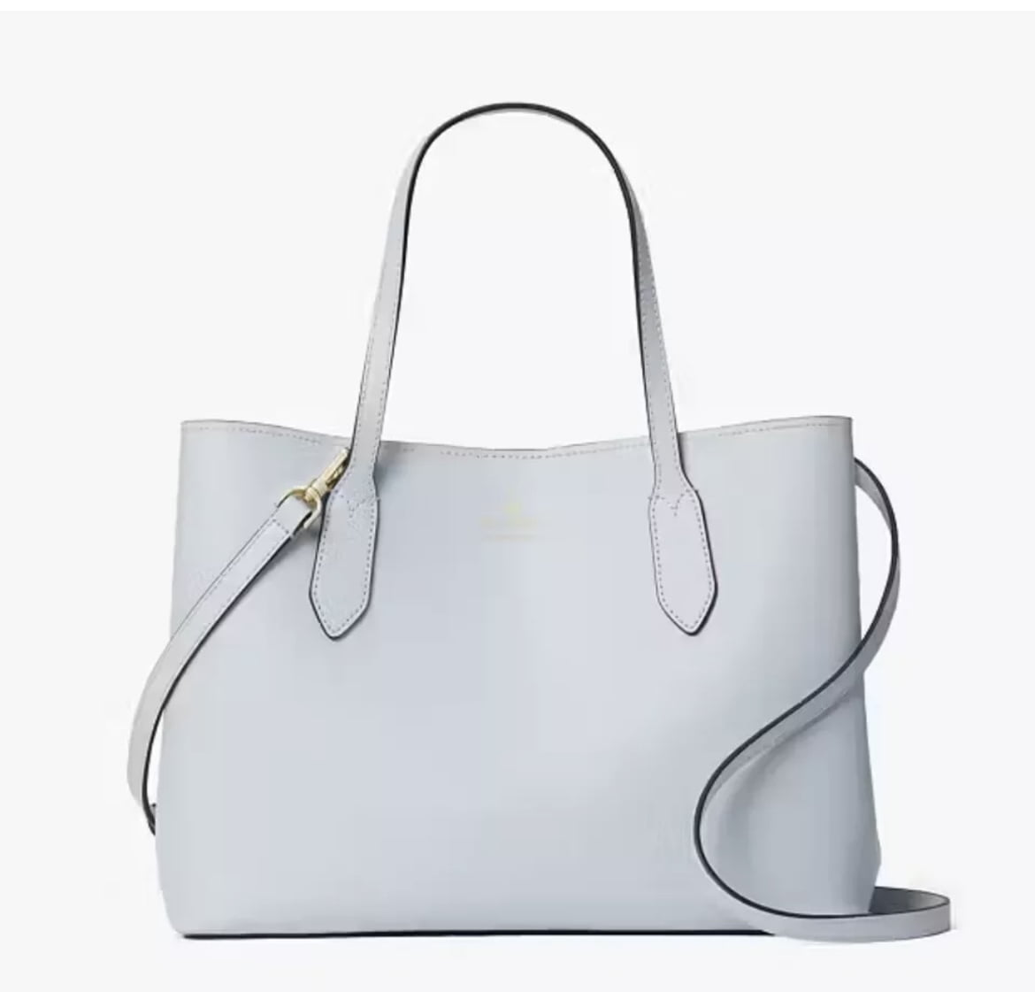 Kate Spade Harper Pale Sapphirine Leather Satchel Crossbody Tote ...