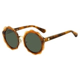 Kate Spade KARRIE/S 009QQT 52mm Round Sunglasses Women's Light Havana ...