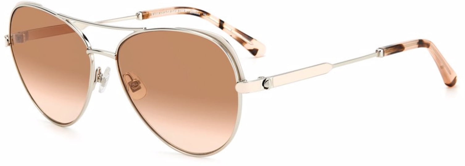 Kate Spade KATALINA/G/S 0YB7 HA Women's Silver Aviator Sunglasses ...