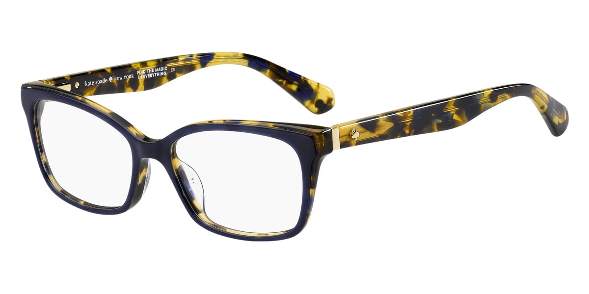 Kate Spade KS Jeri Eyeglasses 0JBW Blue Havana - Walmart.com